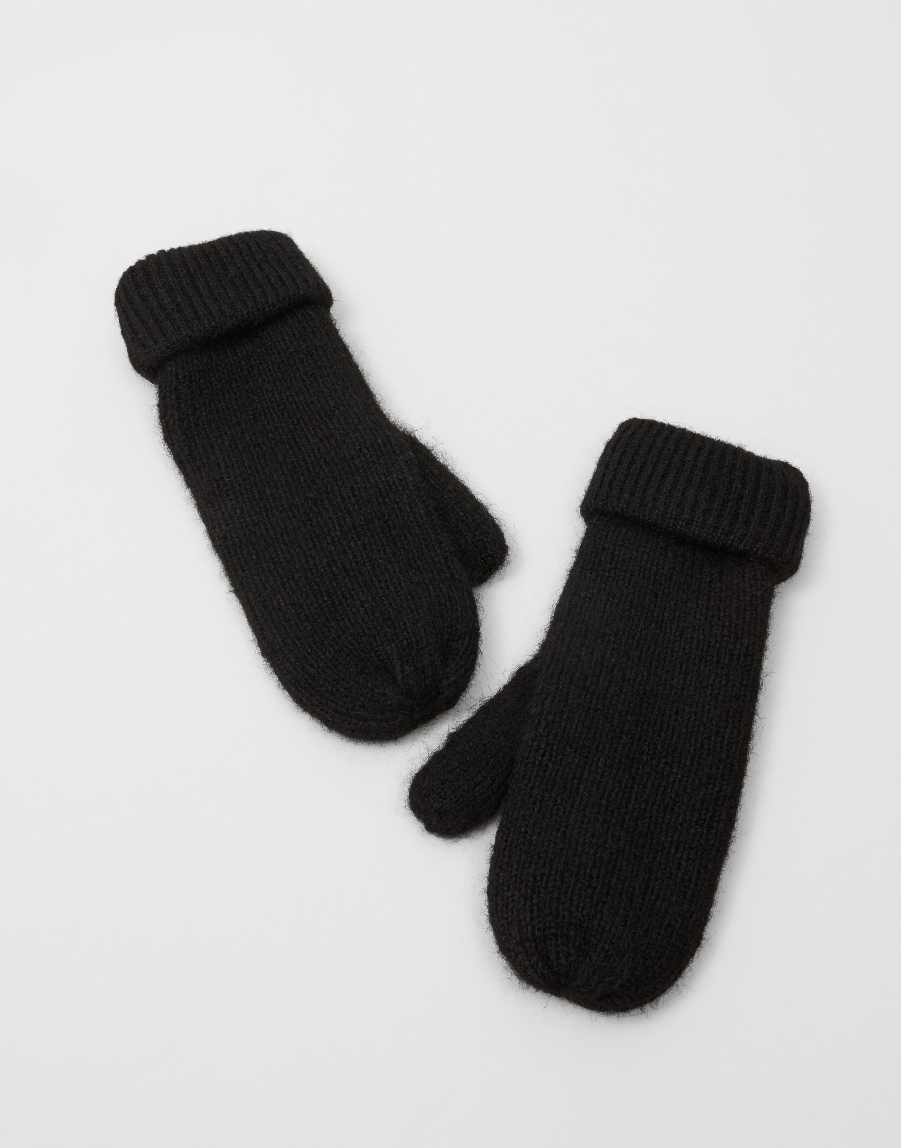 Köp Nelly Fuzzy Mittens - Black | Nelly.com
