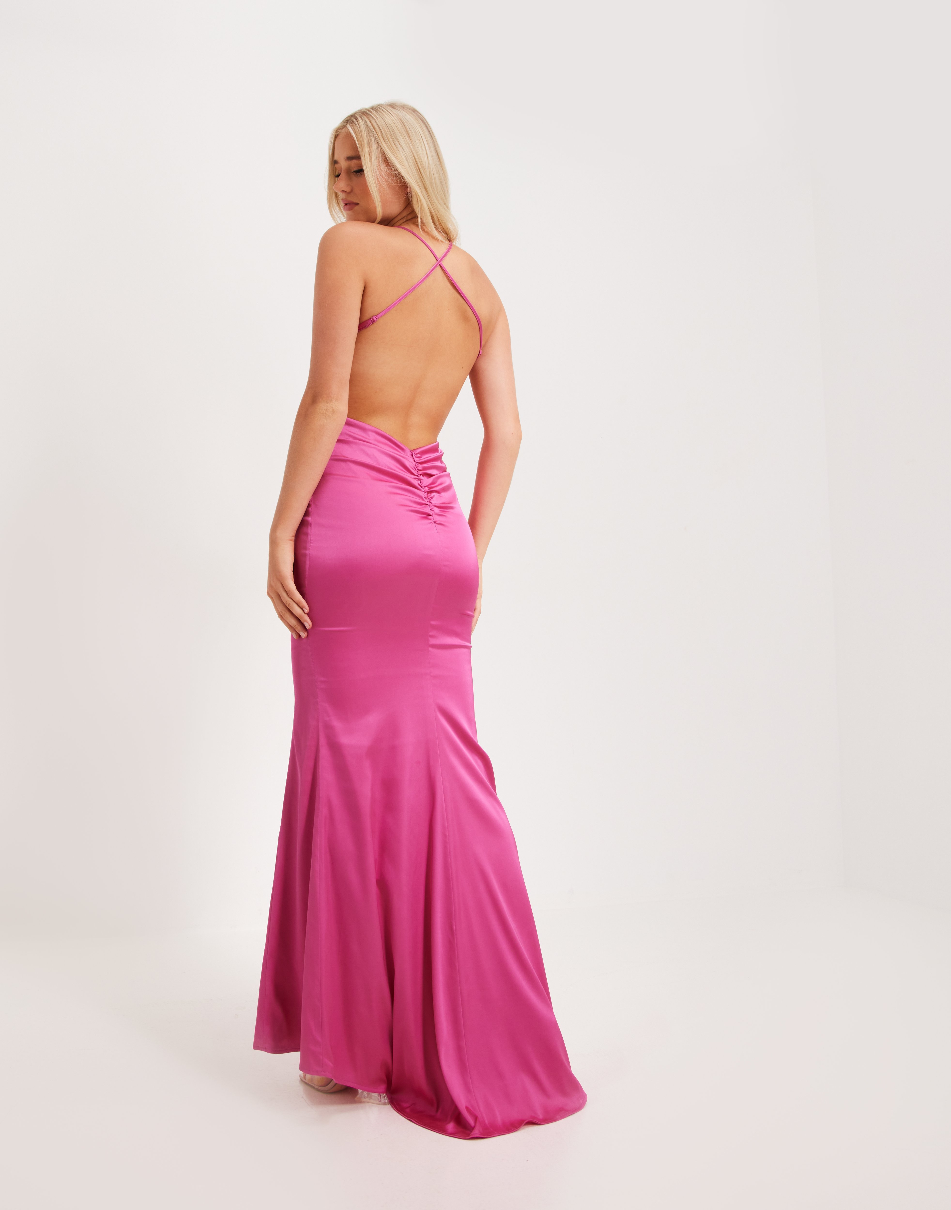 Köp Nelly Drapy Delight Dress - Pink | Nelly.com