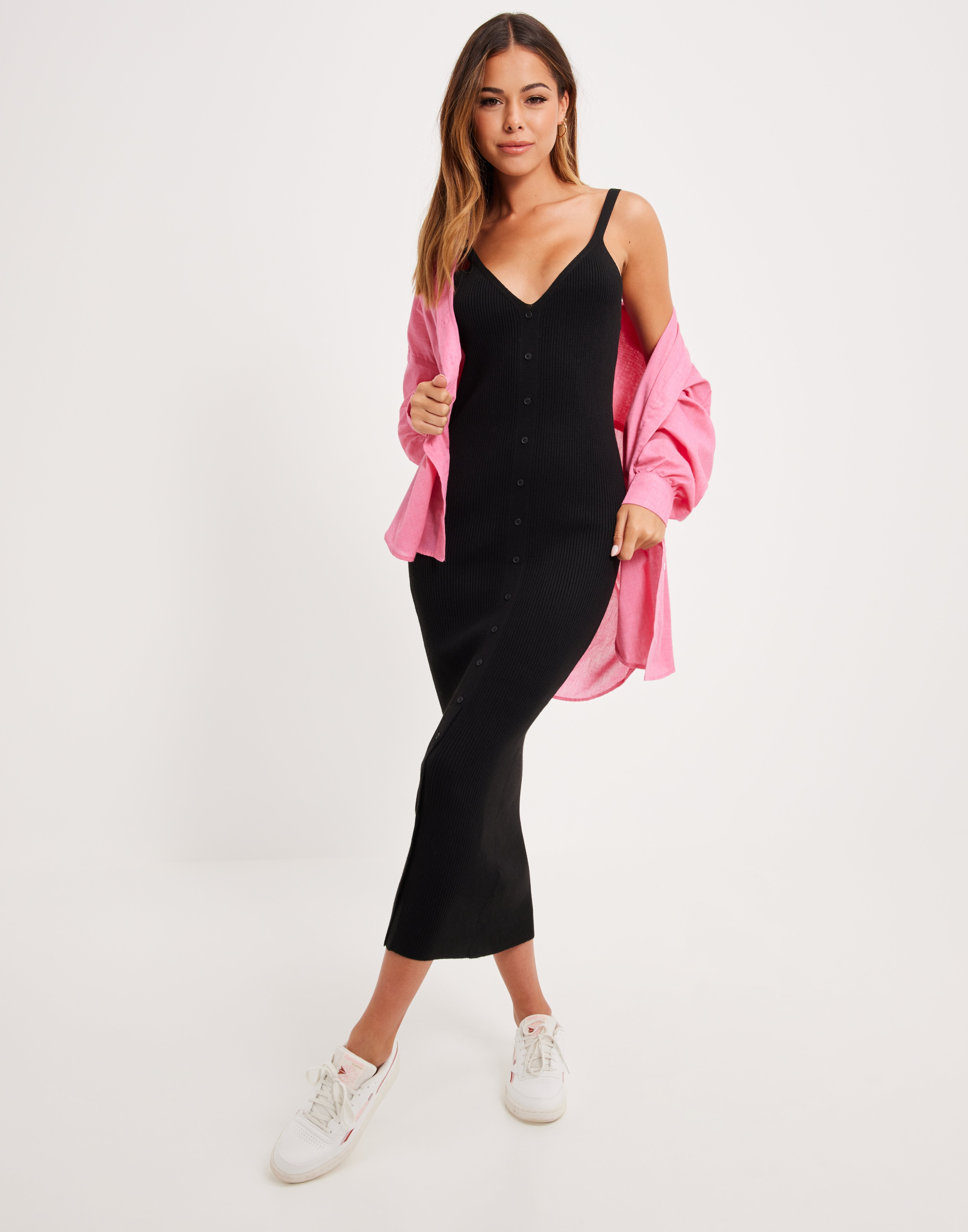 Buy Vero Moda VMUZURI SL 7/8 KNIT DRESS VMA - Black | Nelly.com