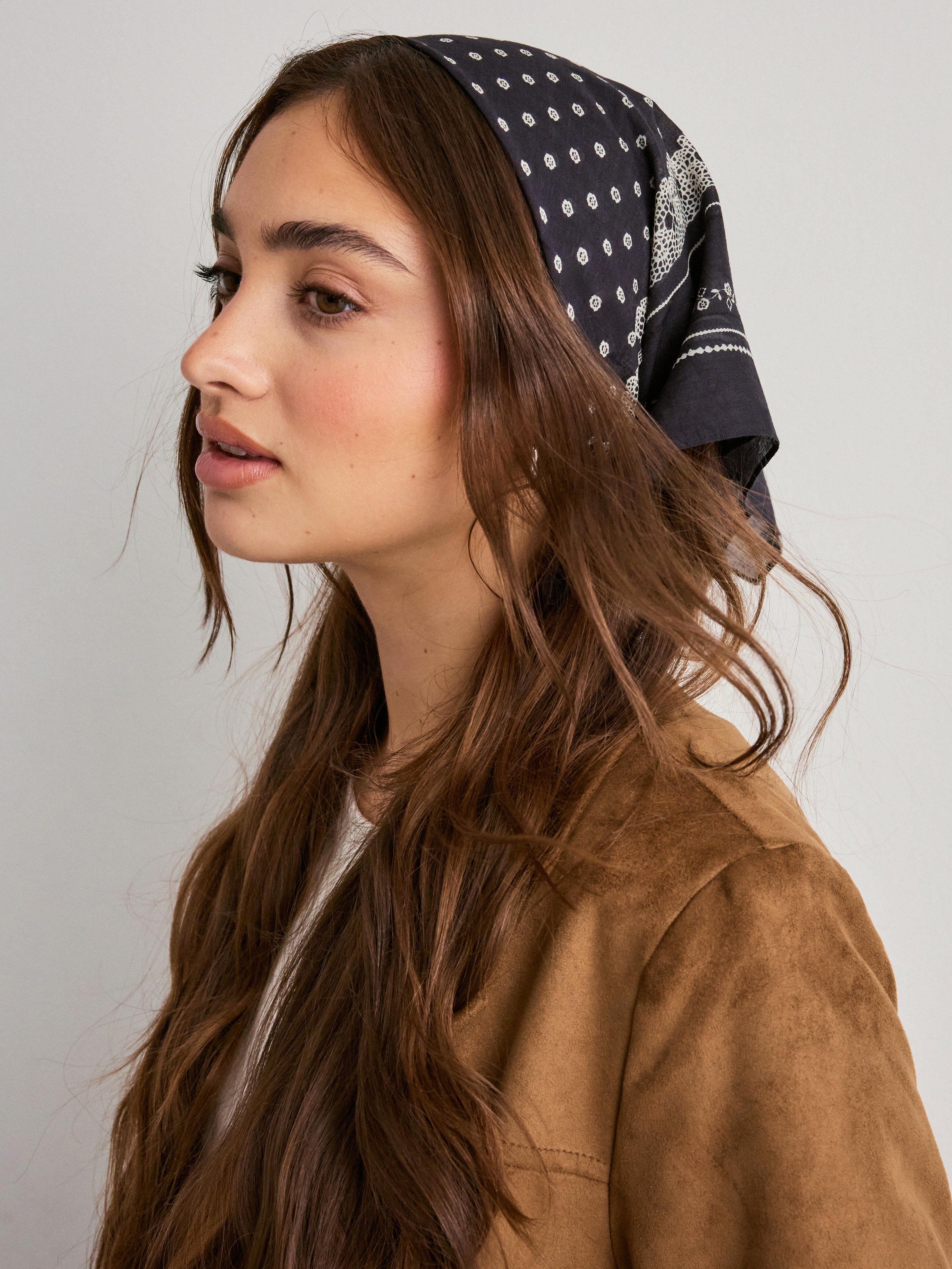 Buy BECKSÖNDERGAARD Lacia Cotta Scarf - Forged Iron | Nelly.com