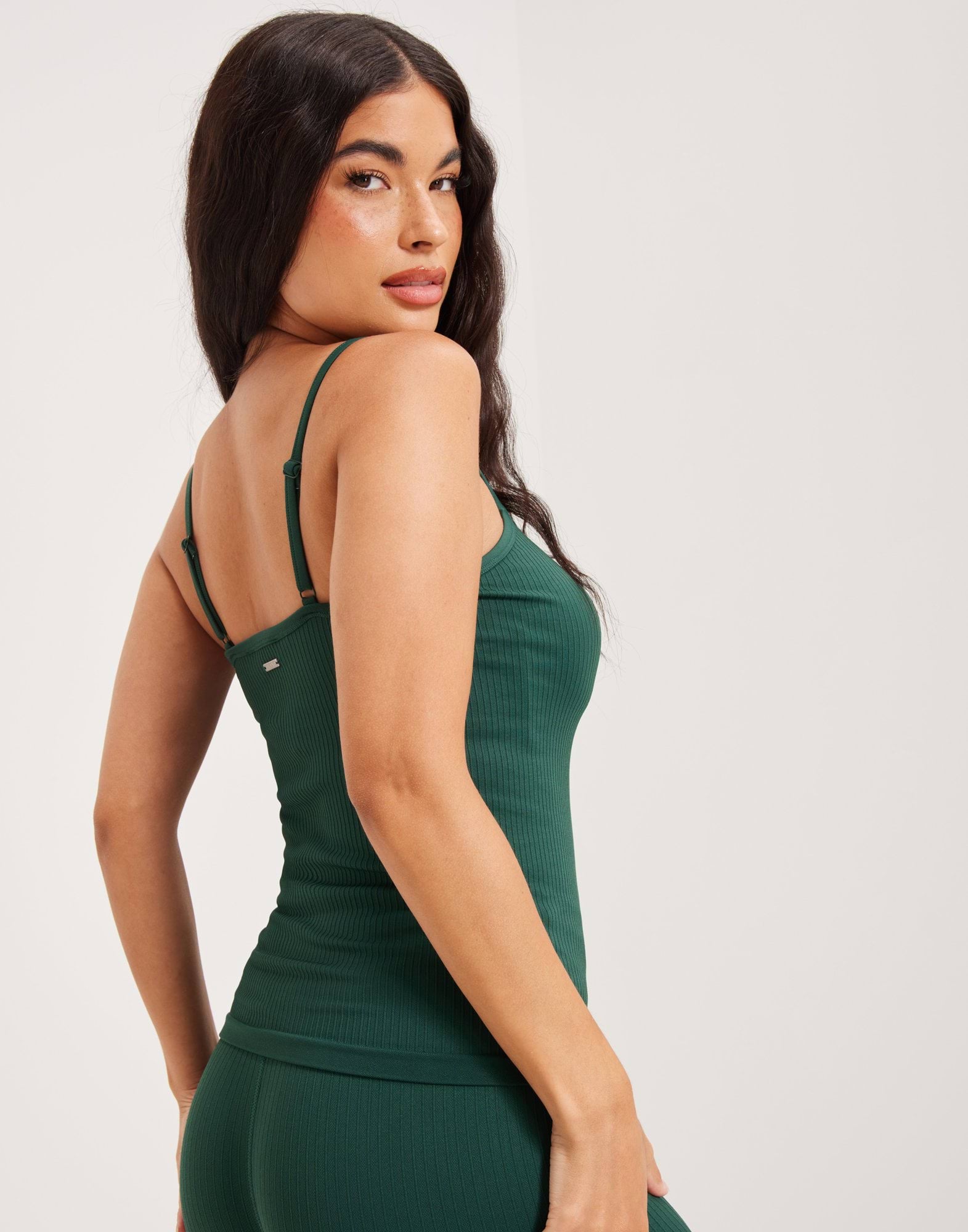 Köp Aim'n RIBBED SEAMLESS STRAP SINGLET - Green | Nelly.com