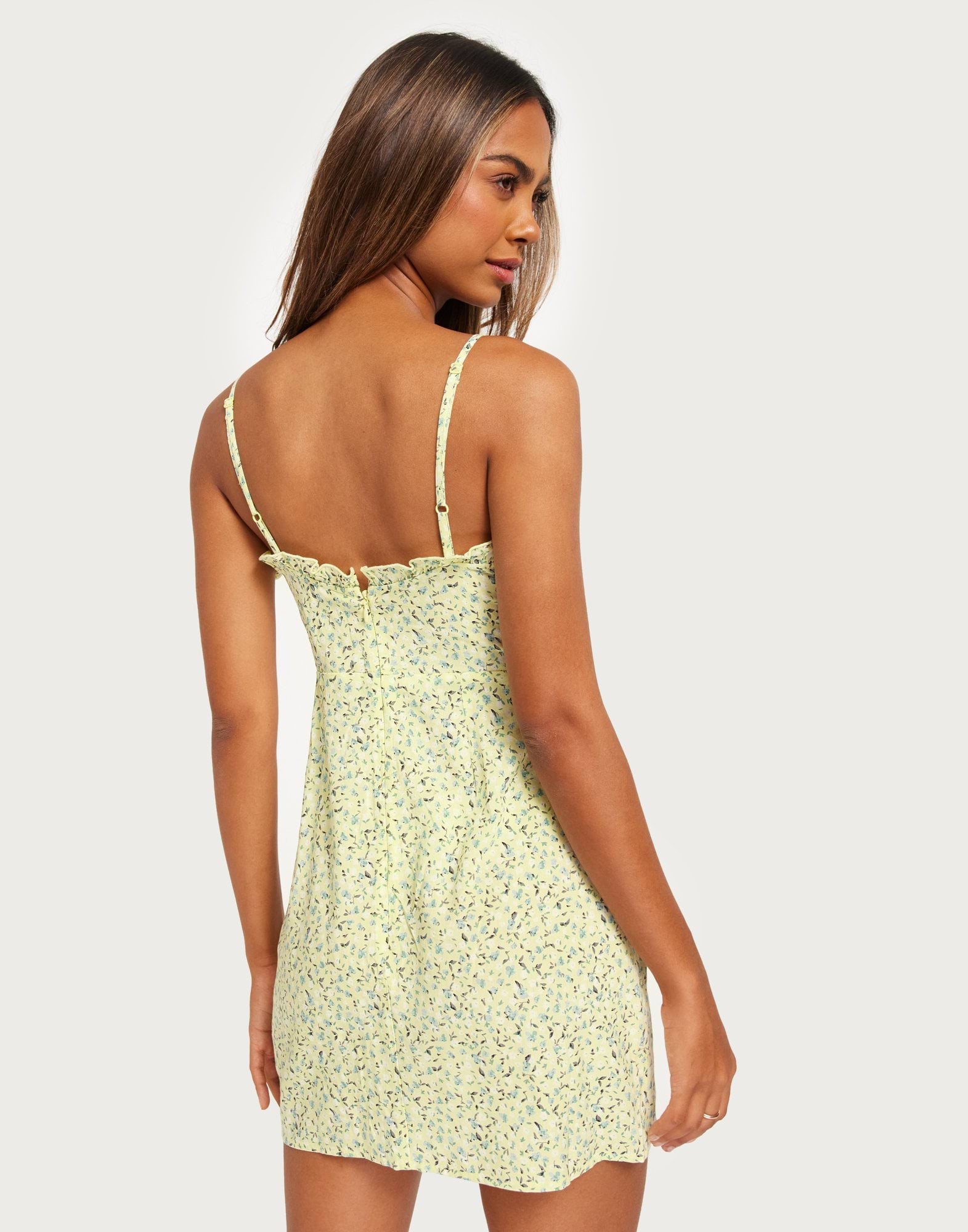 Buy Nelly Front Lacing Mini Dress - Floral | Nelly.com