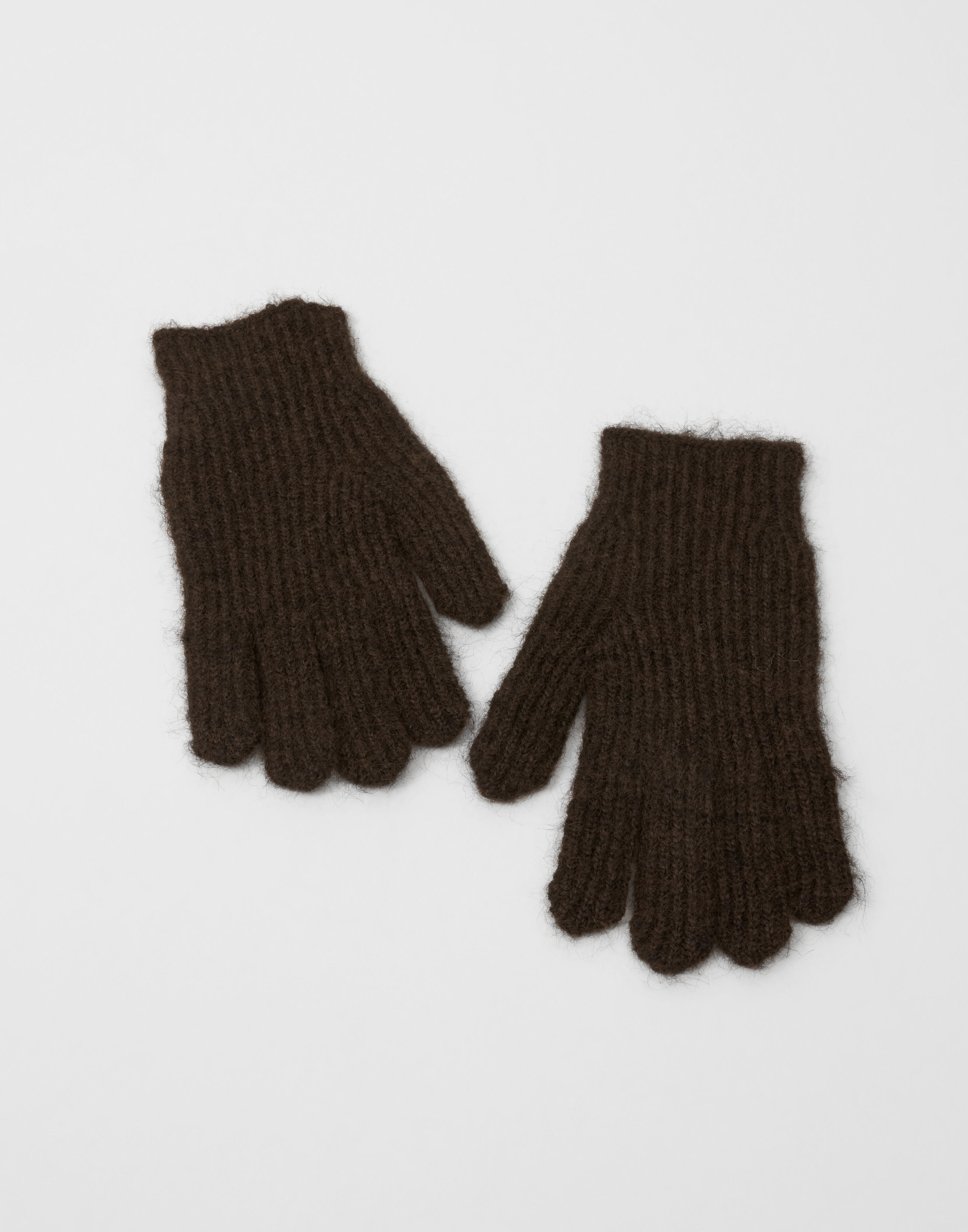 Buy Nelly Fuzzy Finger Gloves - Brown | Nelly.com