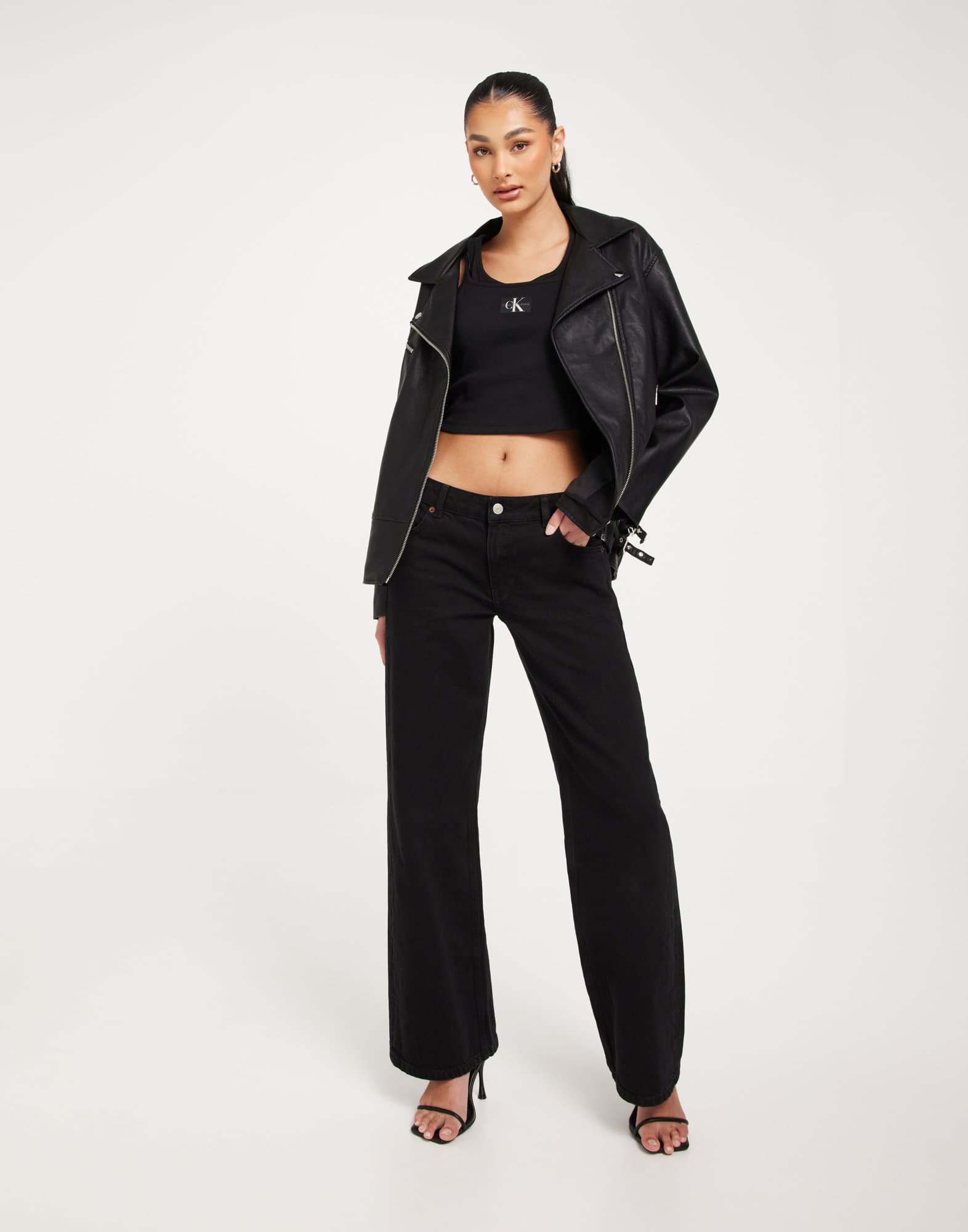 Buy Calvin Klein Jeans BADGE RIB DOUBLE LAYER TANK TOP - Ck Black ...