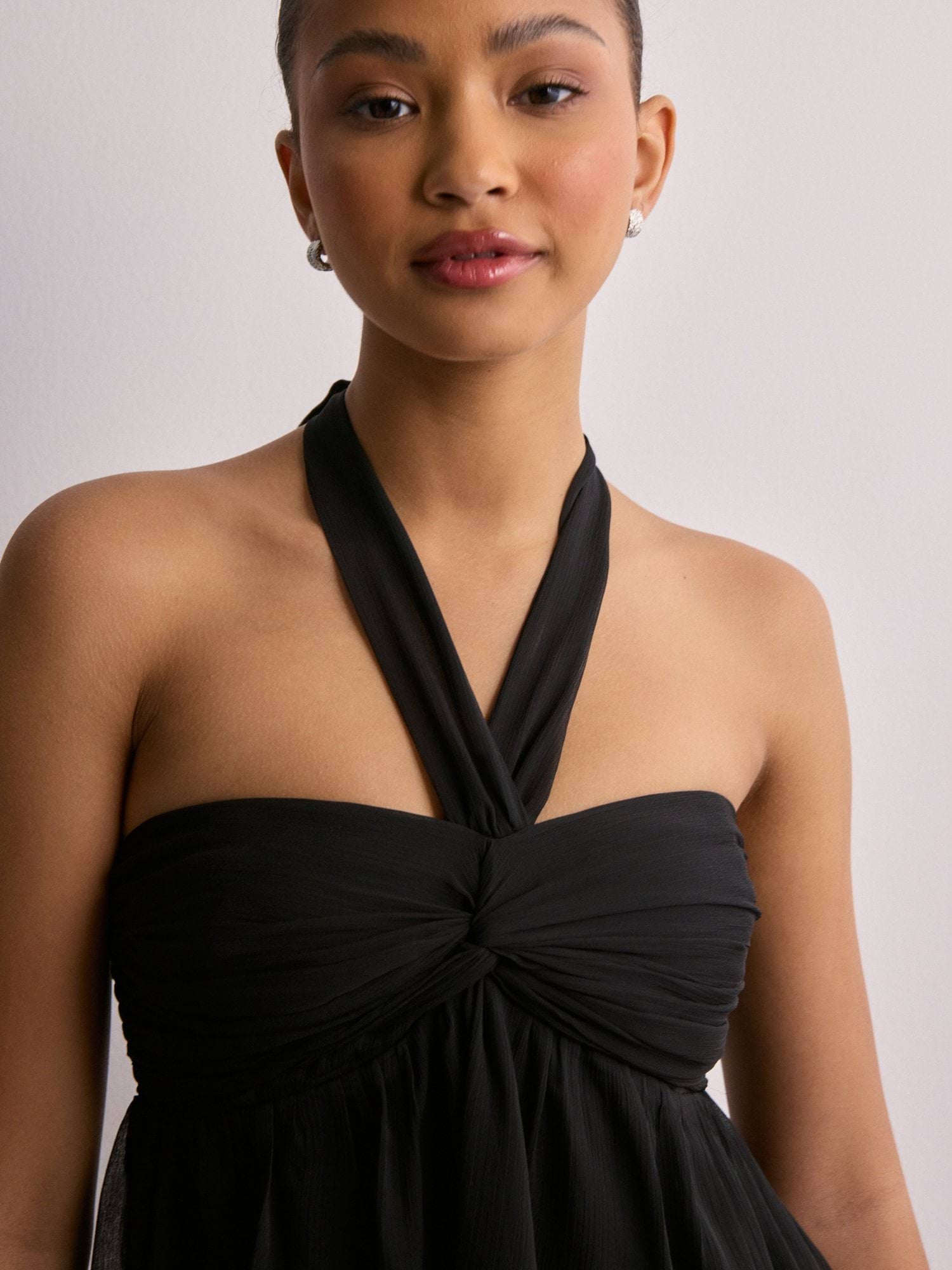 Buy Nelly Dreamy Chiffon Top - Black | Nelly.com