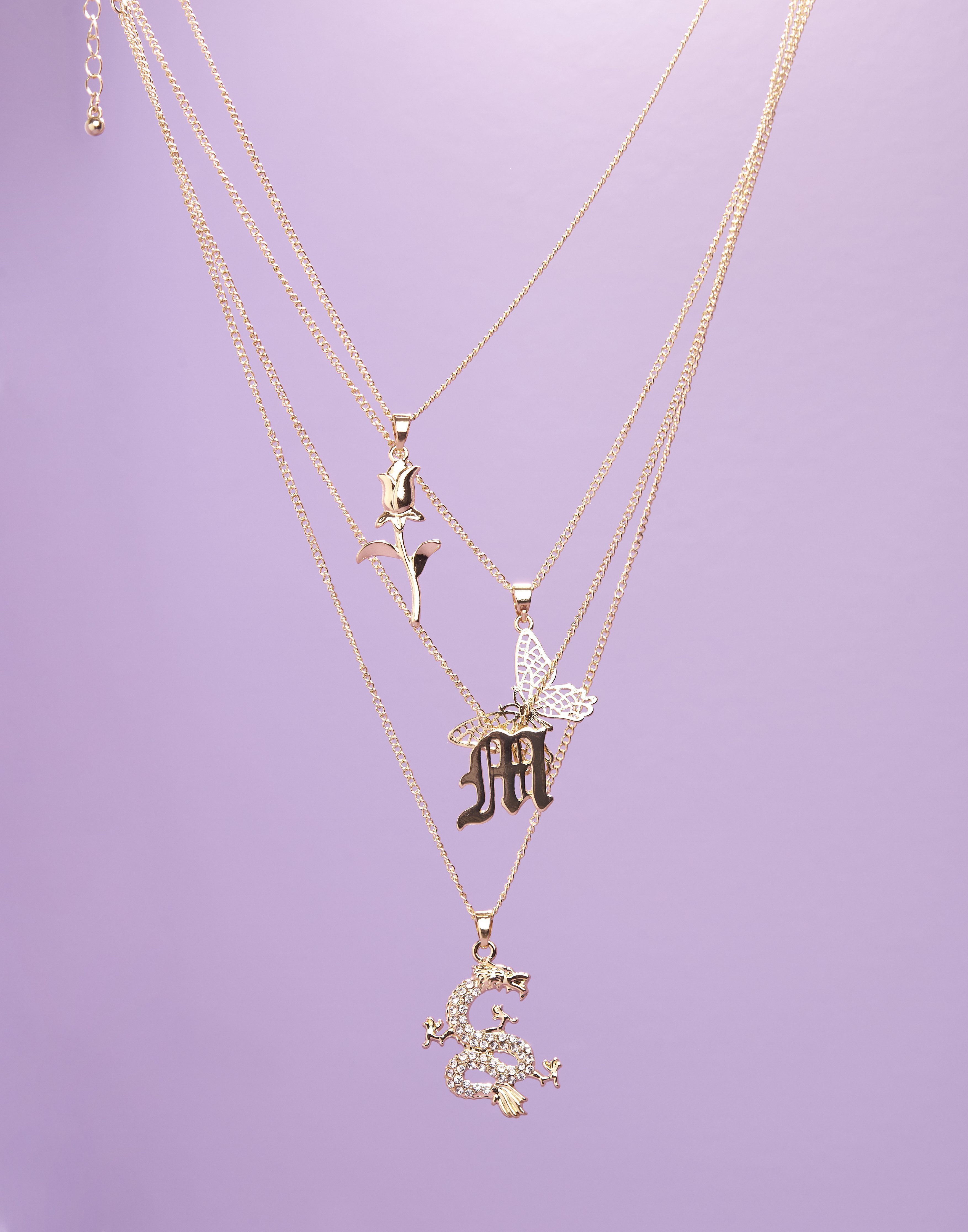 Buy Nelly Shimmering Necklace - Gold | Nelly.com