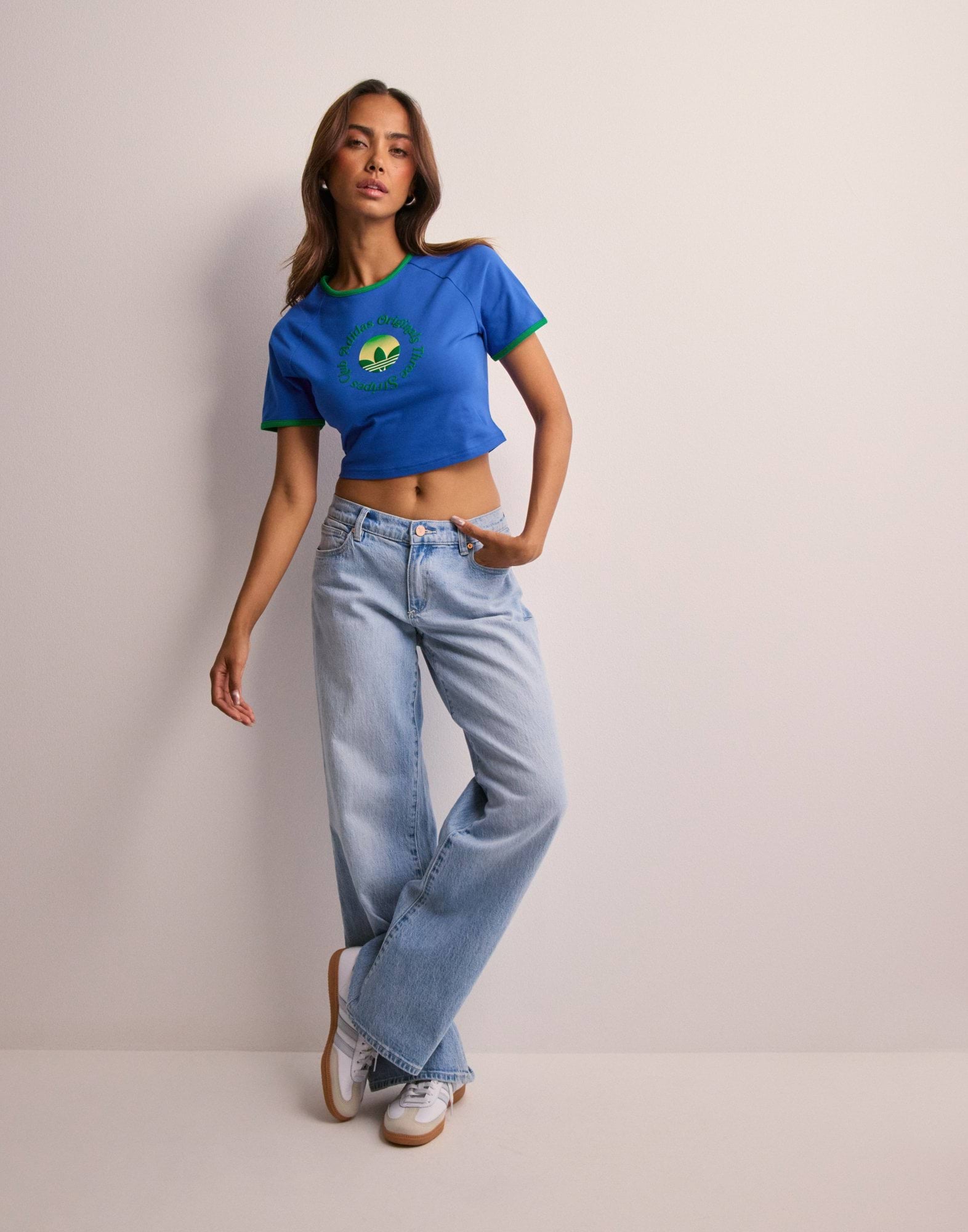 Buy Adidas Originals GFX BABY TEE - Blue | Nelly.com