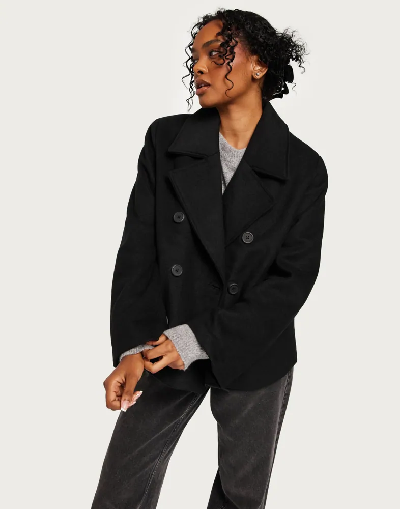 Köp Object Collectors Item OBJKEILY SHORT JACKET NOOS - Black | Nelly.com