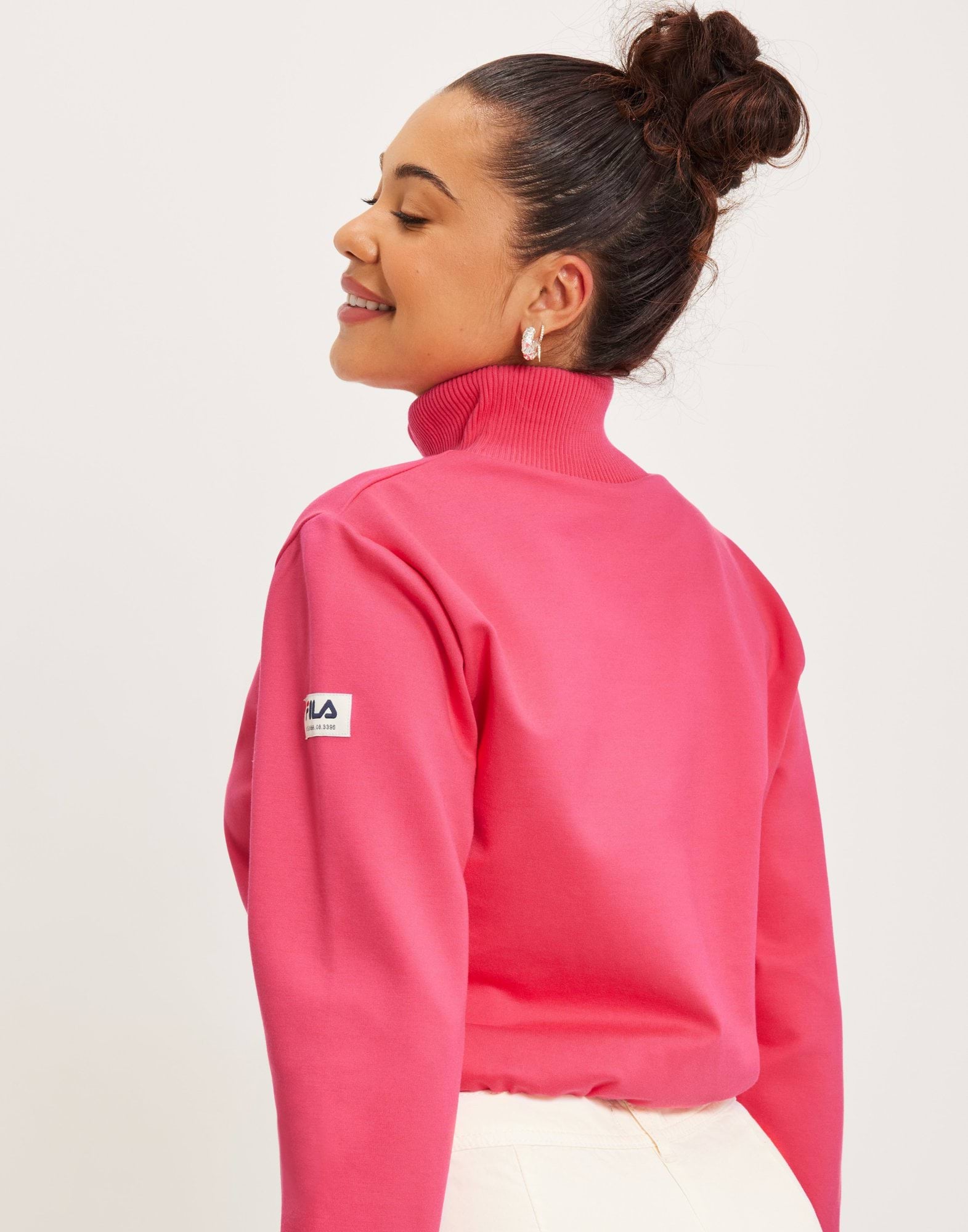 Buy Fila TIRANA cropped turtle neck sweat - Teaberry | Nelly.com