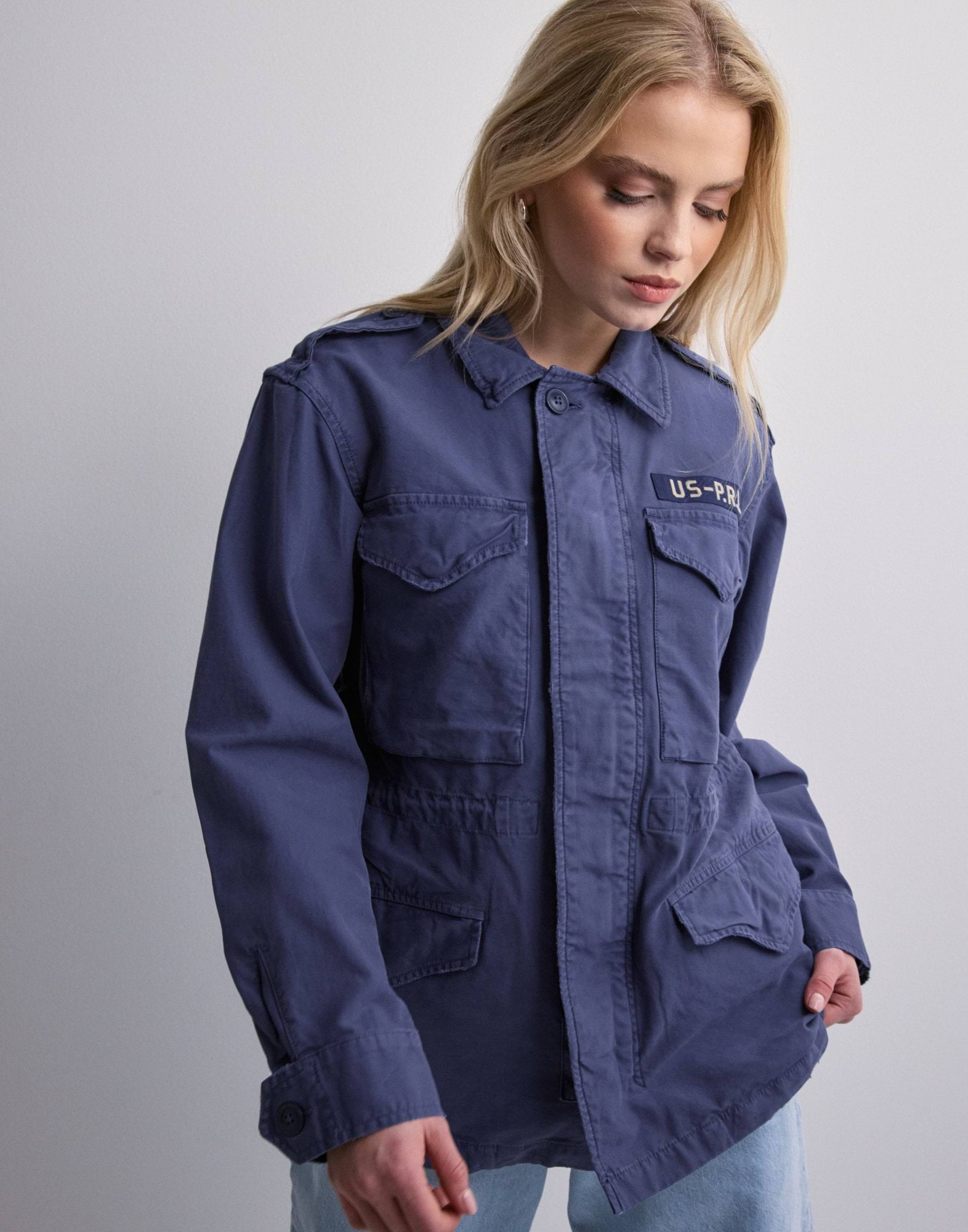 Köp Polo Ralph Lauren M43 FLD JKT-UNLINED-FIELD JACKET - Blue | Nelly.com