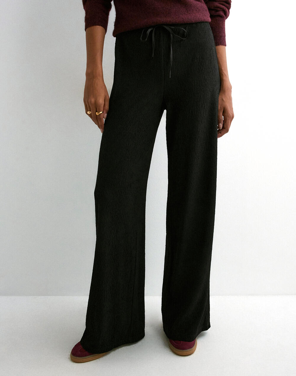 Buy Neo Noir Kelan Structure Pants - Black | Nelly.com