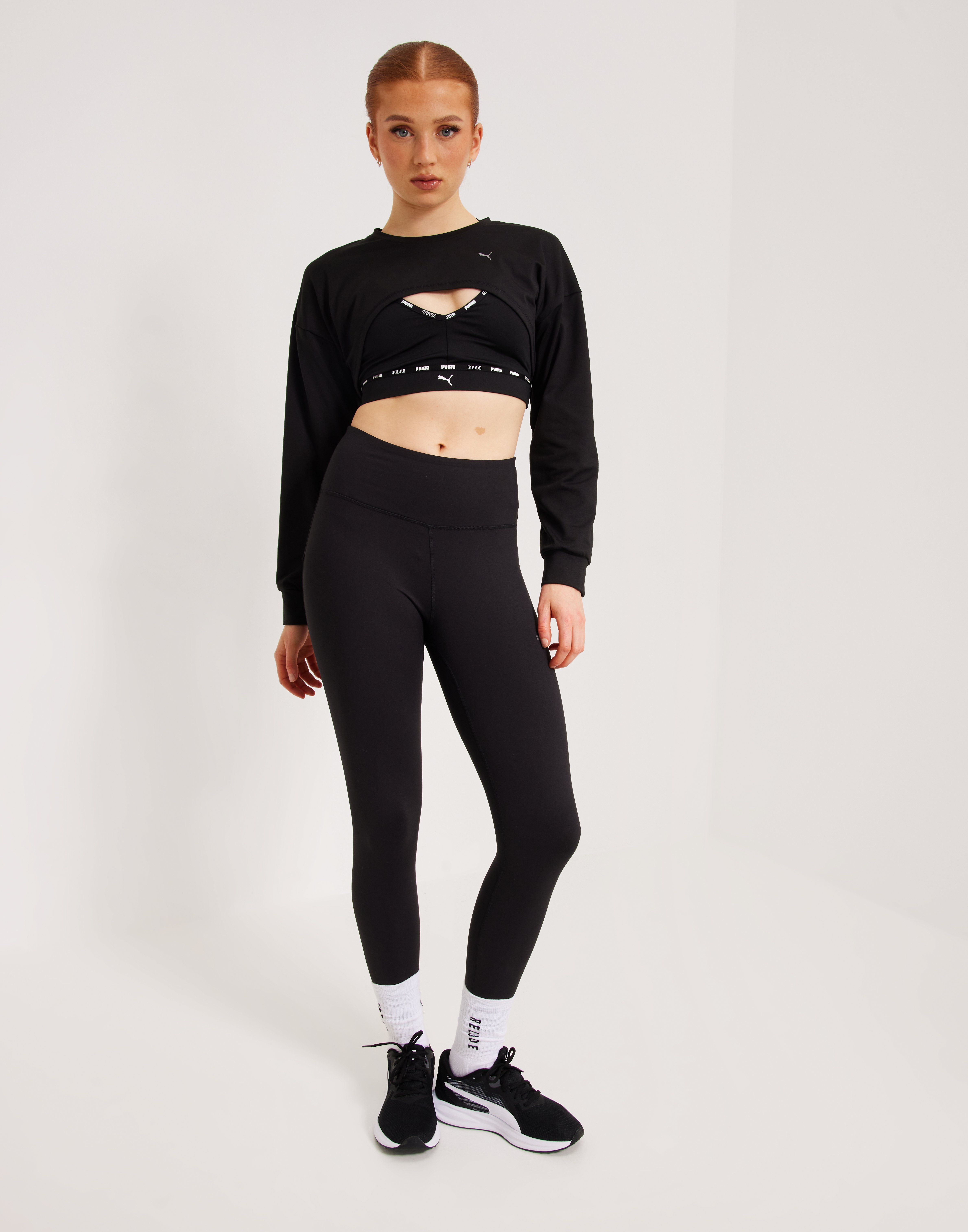 Köp Puma STUDIO FOUNDATION 7/8 TIGHT - Black | Nelly.com