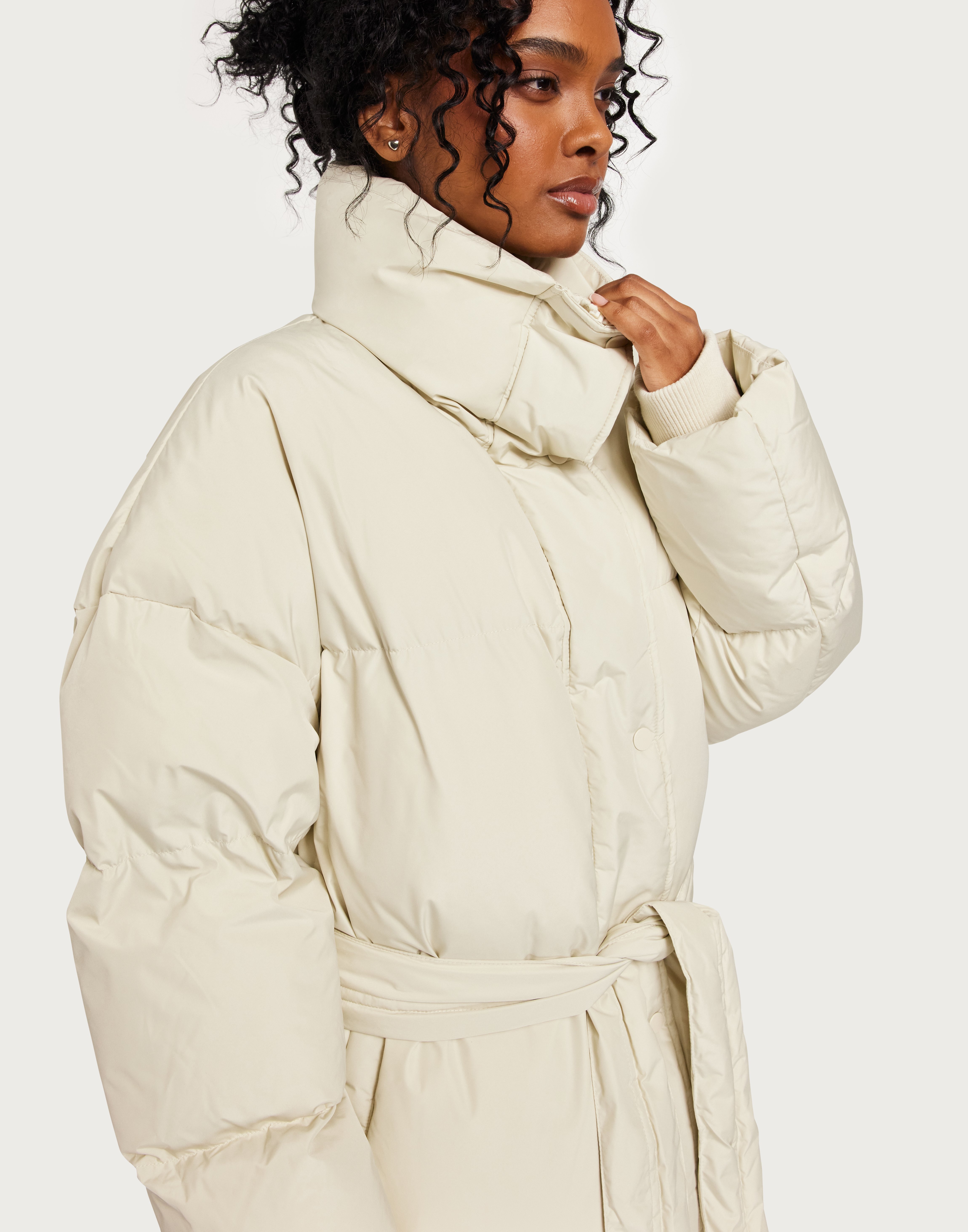 Kjøp JJXX JXARELY NOTE OVERSIZED LONG PUFFER JACKET SN - Bone White ...
