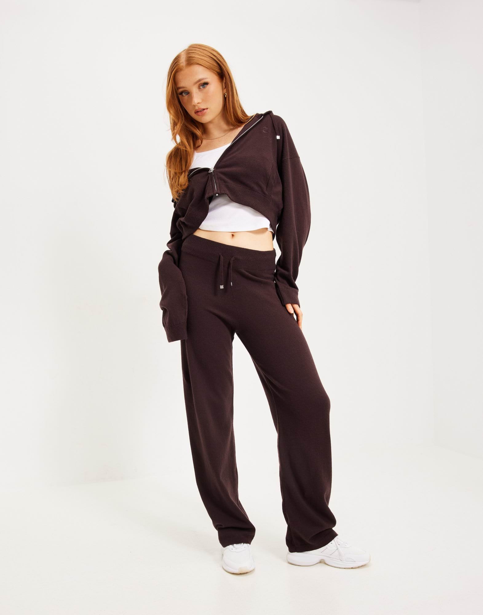 Buy Juicy Couture Knitted Jogger - Chocolate | Nelly.com