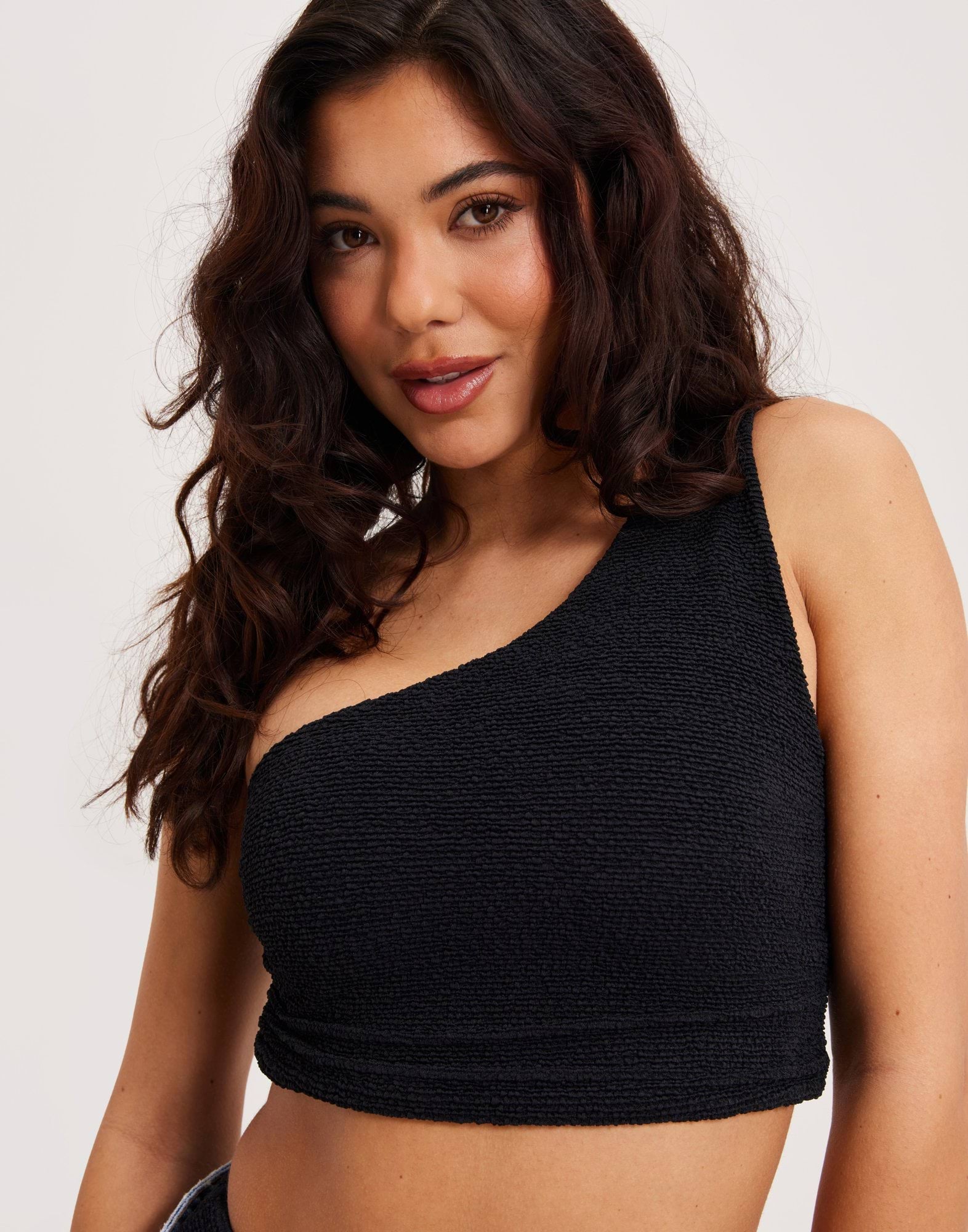 Osta Aim'n RIVIERA ONE SHOULDER BIKINI BRA - Black | Nelly.com