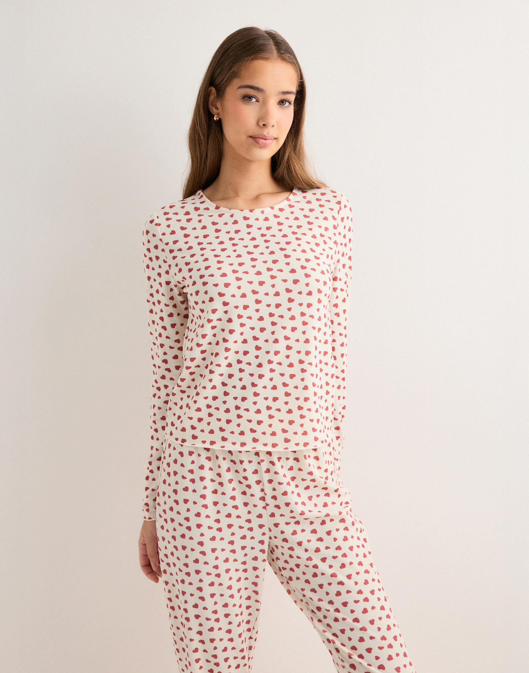 Köp Vero Moda VMPIPPA NIGHTWEAR SET XMAS - Birch Hearts | Nelly.com