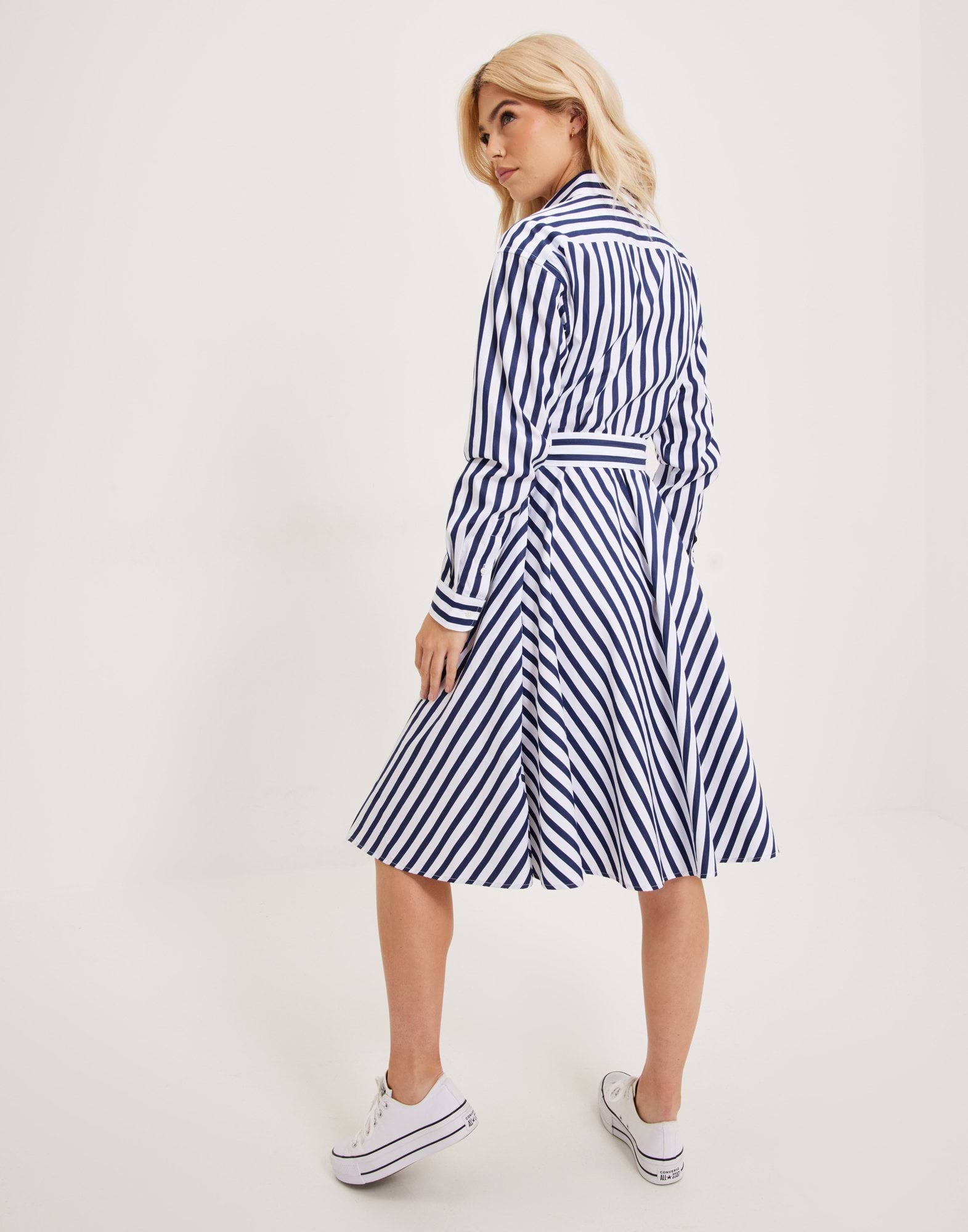 Kjøp Polo Ralph Lauren LS ELA DR-LONG SLEEVE-DAY DRESS - Navy | Nelly.com