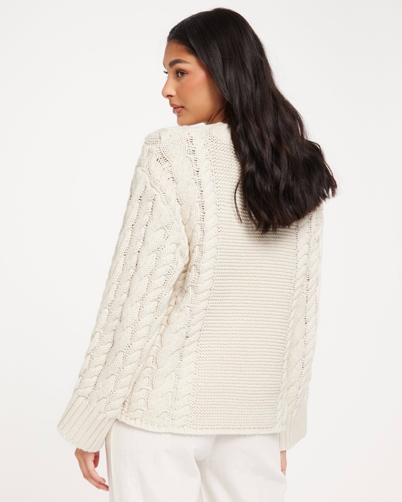 Köp Gina Tricot Chunky Cable Knit Sweater - *NY*Kitt | Nelly.com