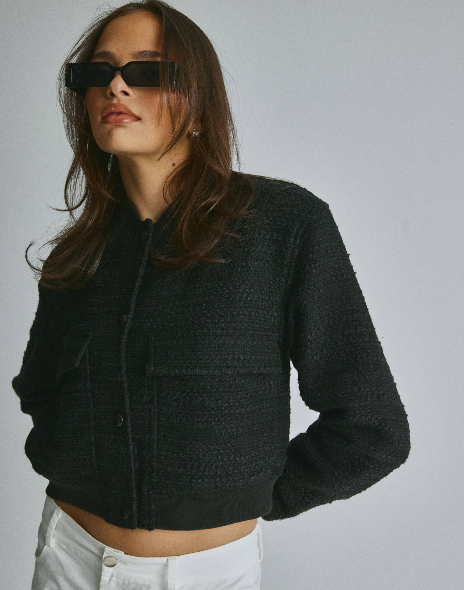 Köp Nelly Short Structure Jacket - Black | Nelly.com