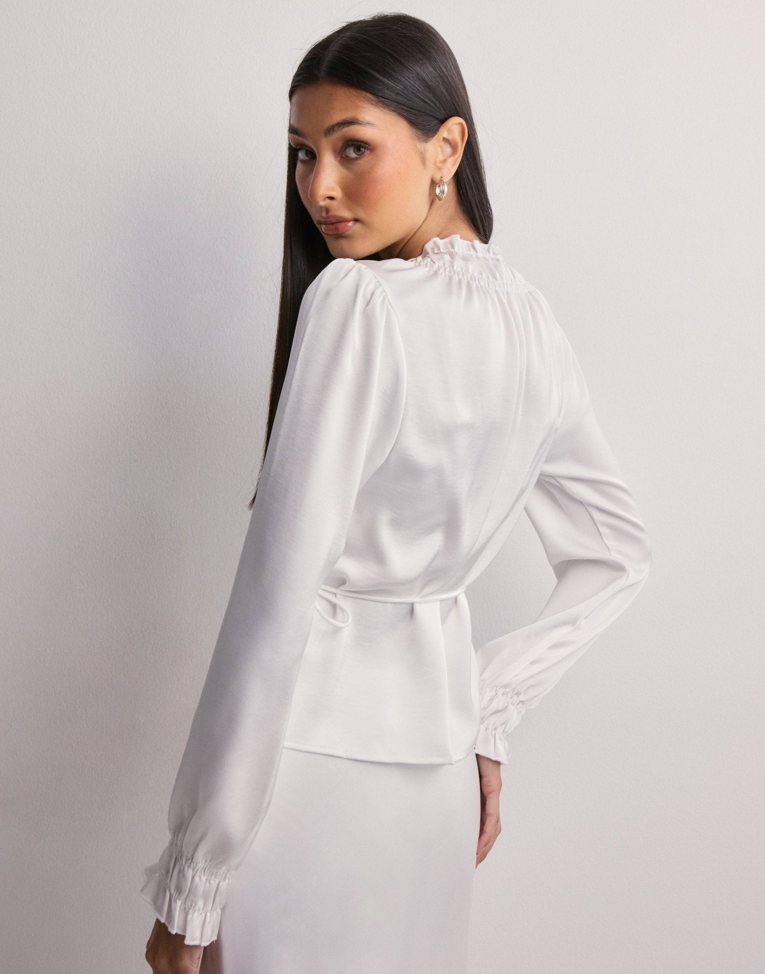 Buy Neo Noir Dessy Heavy Sateen Blouse - White | Nelly.com