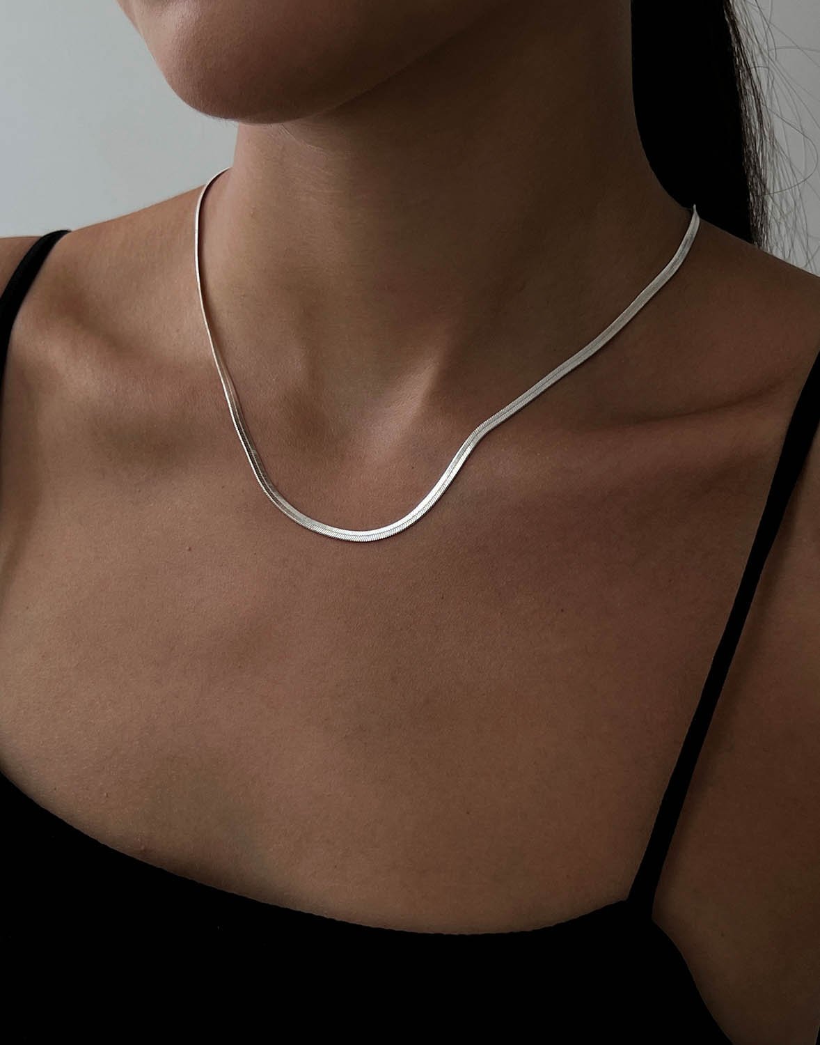 Köp Muli Collection Snake Chain Necklace - Silver | Nelly.com