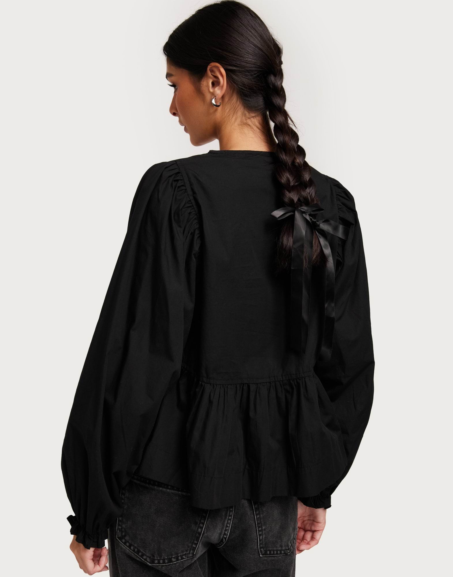 Buy Neo Noir Bessie C Poplin Blouse - Black | Nelly.com