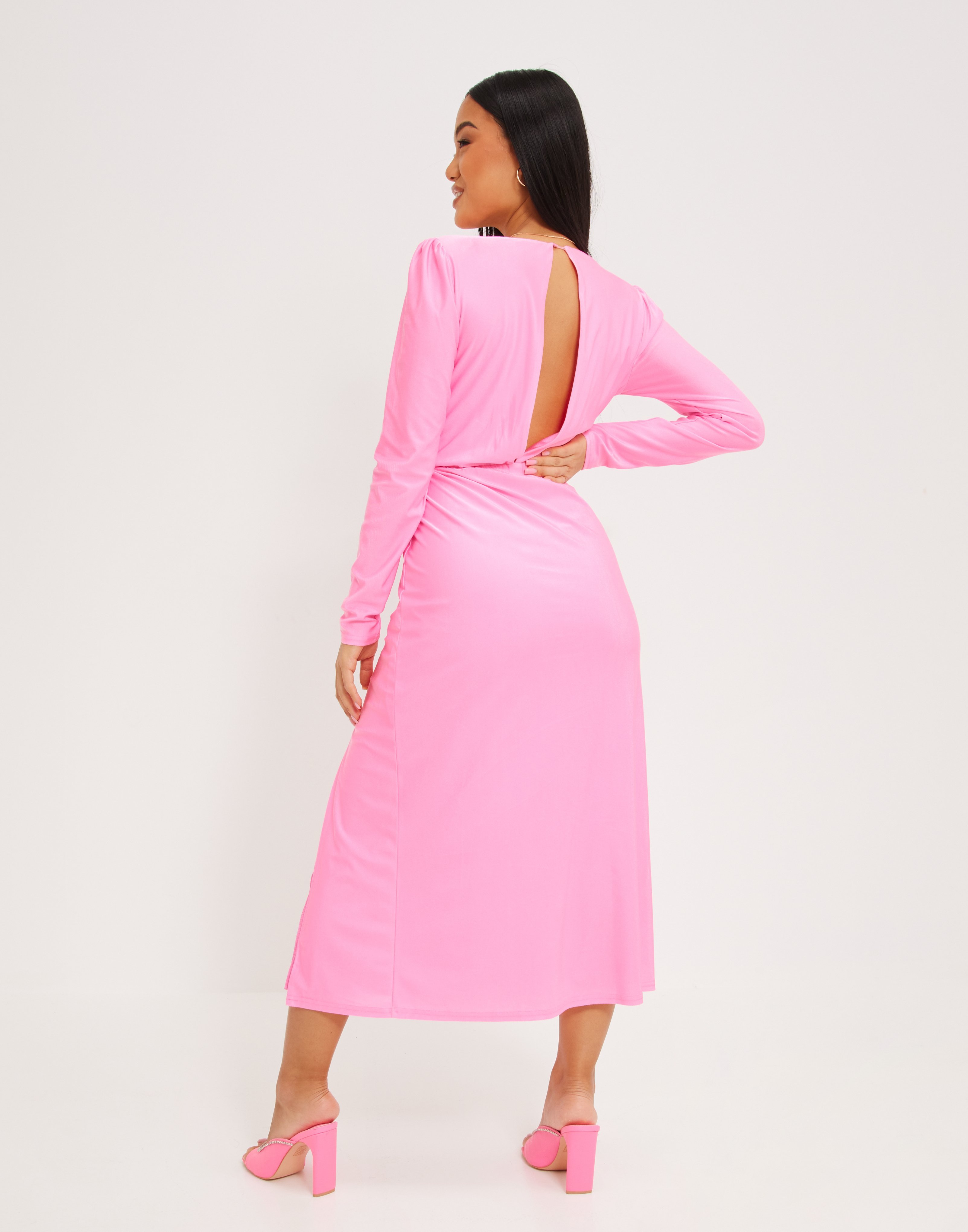 Kjøp Nelly Waist Focus Dress - Pink | Nelly.com
