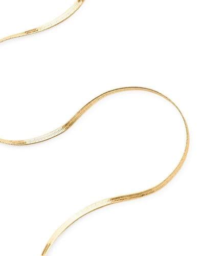 Köp Muli Collection Thin snake Chain Necklace - Gold | Nelly.com
