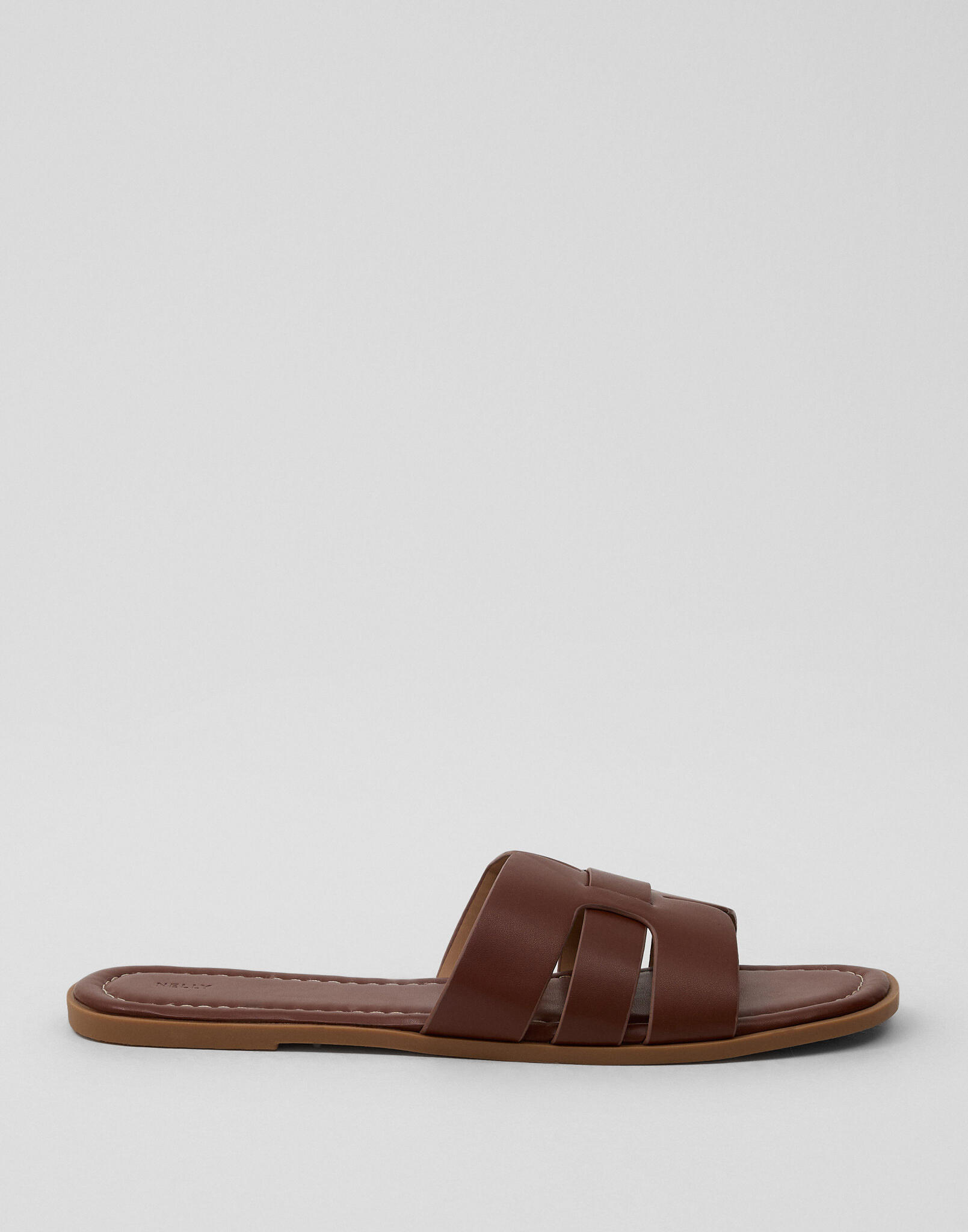 Buy Nelly Flat Sandal - Dark Brown | Nelly.com