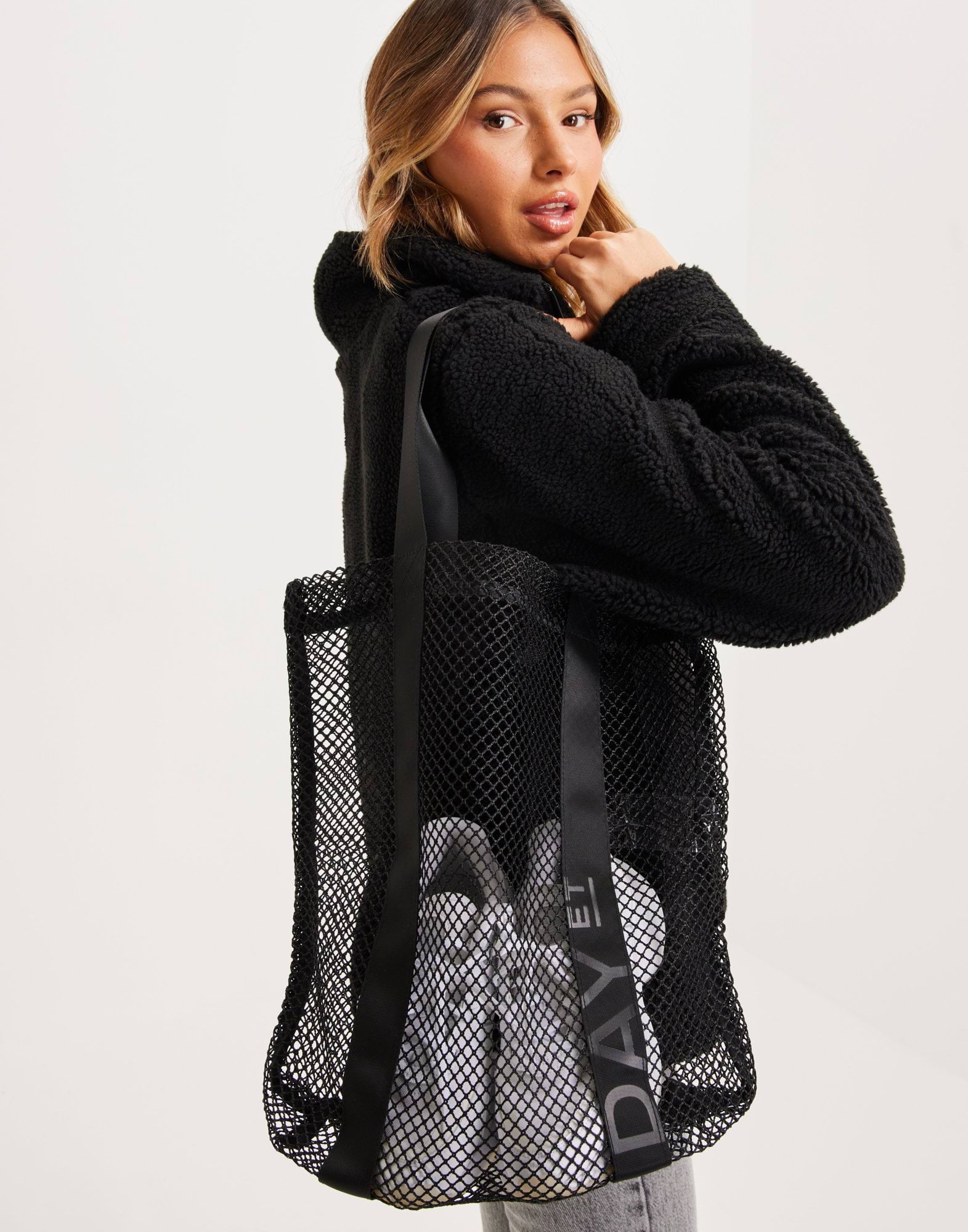 Buy DAY ET Day Neat Crochet Tote - Black | Nelly.com