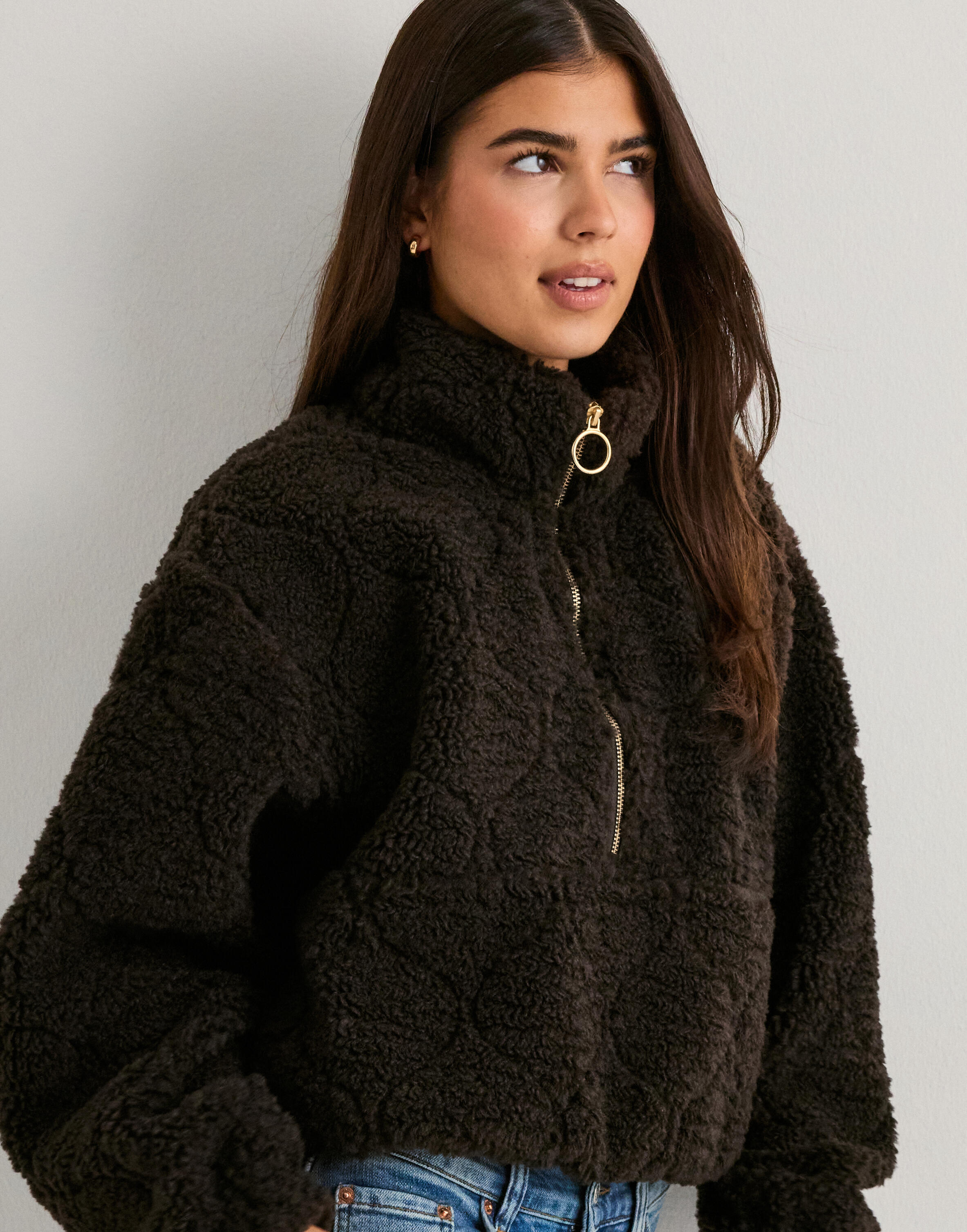 Buy Only ONLXENA L/S TEDDY BOX SWT - Chocolate Torte | Nelly.com