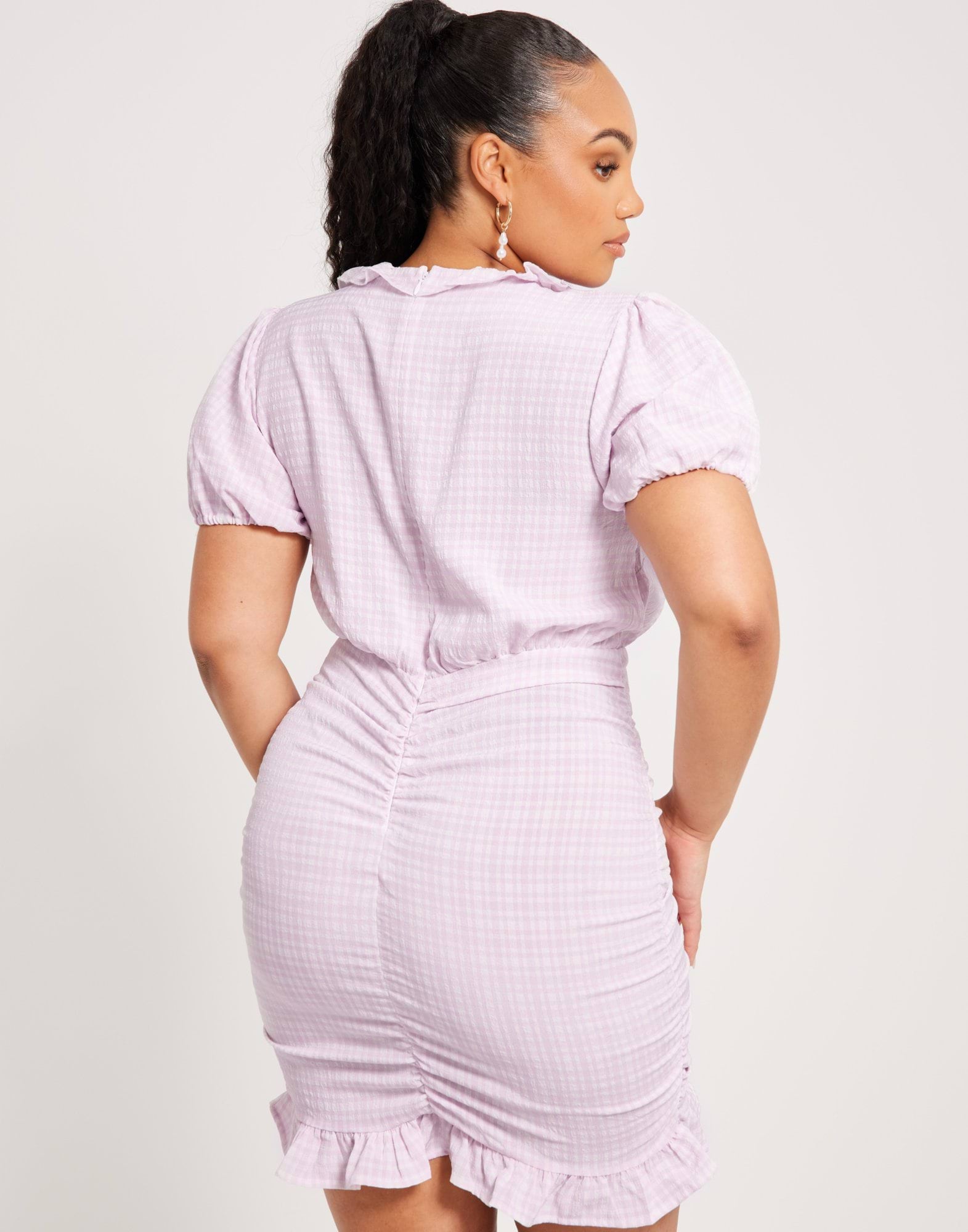 Köp Nelly Everyday Structure Dress - Checked | Nelly.com