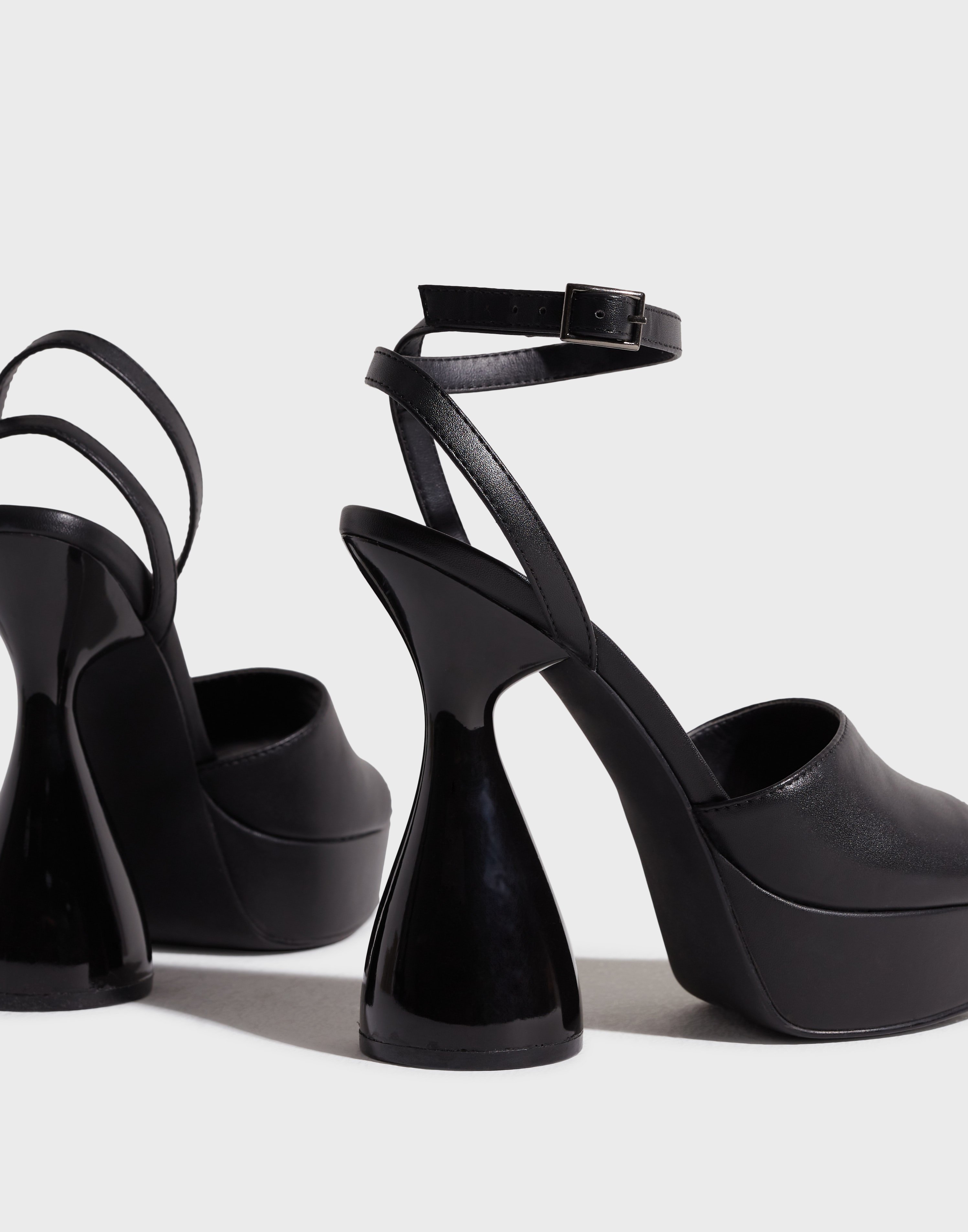 Buy Nelly Platform Cone Heel - Black | Nelly.com
