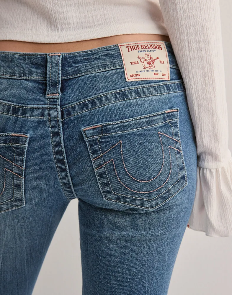 Buy True Religion NELLY ULTRA LOW RISE JOEY FLARE SN - | Nelly.com