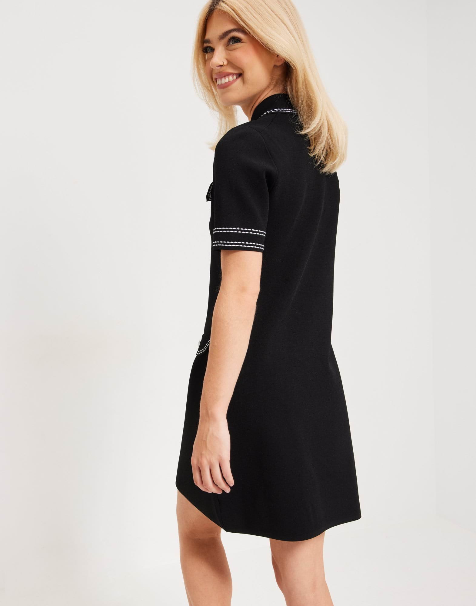 Osta Michael Kors ECO POP STCH BUTTON DRS - Black | Nelly.com