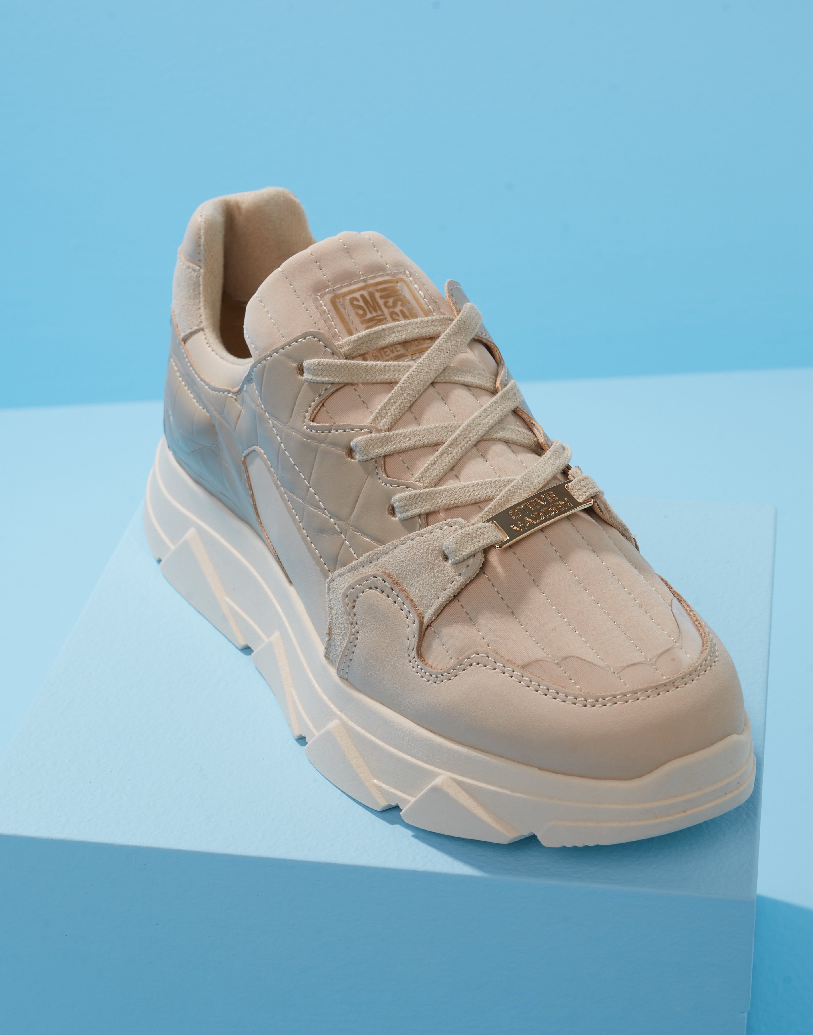 Buy Steve Madden Poppy Sneaker - Beige | Nelly.com