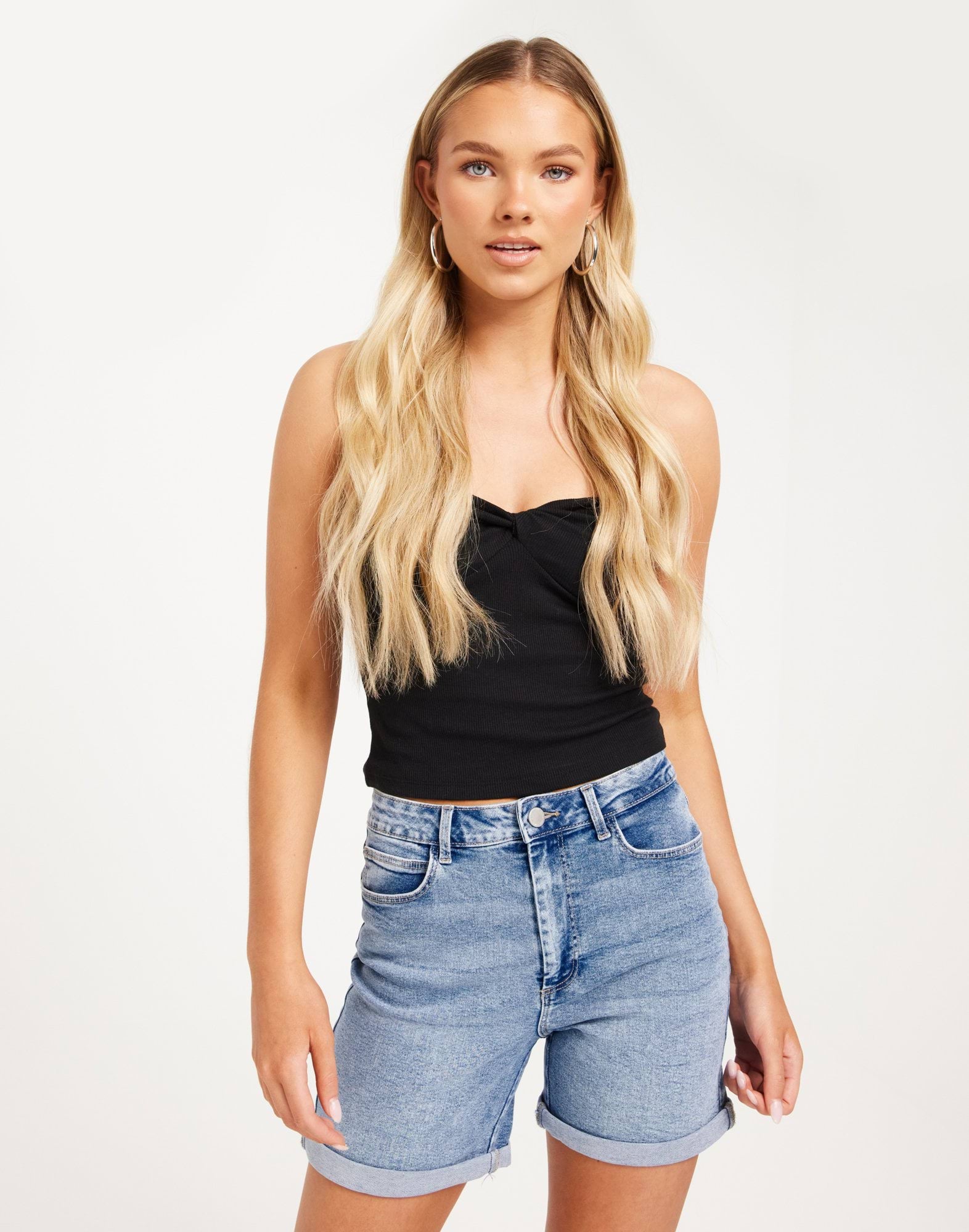 Buy Vila VIJO HW LBD SHORTS/SU - NOOS - Light Blue Denim | Nelly.com