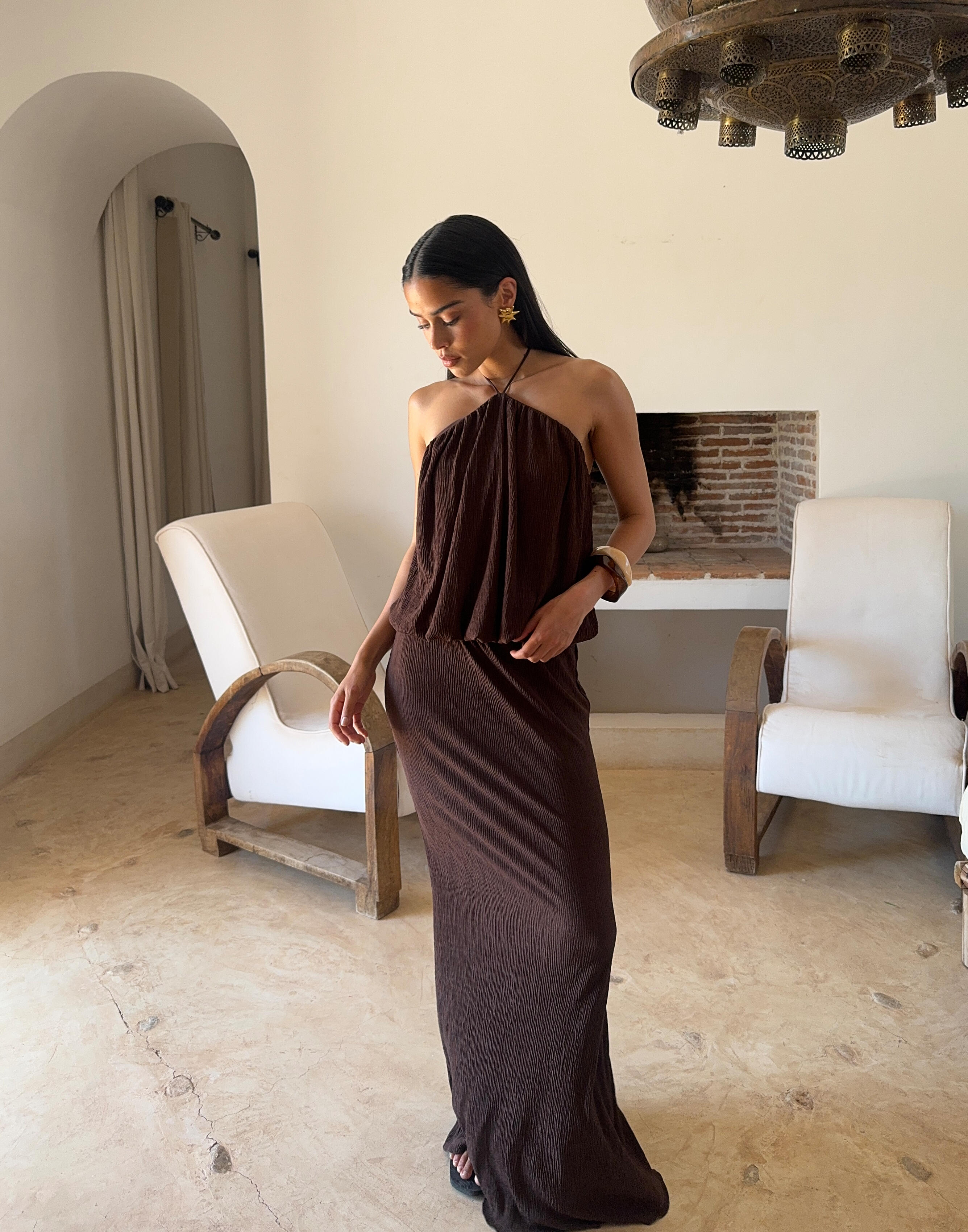 Osta Nelly Fine Structure Skirt - Brown | Nelly.com