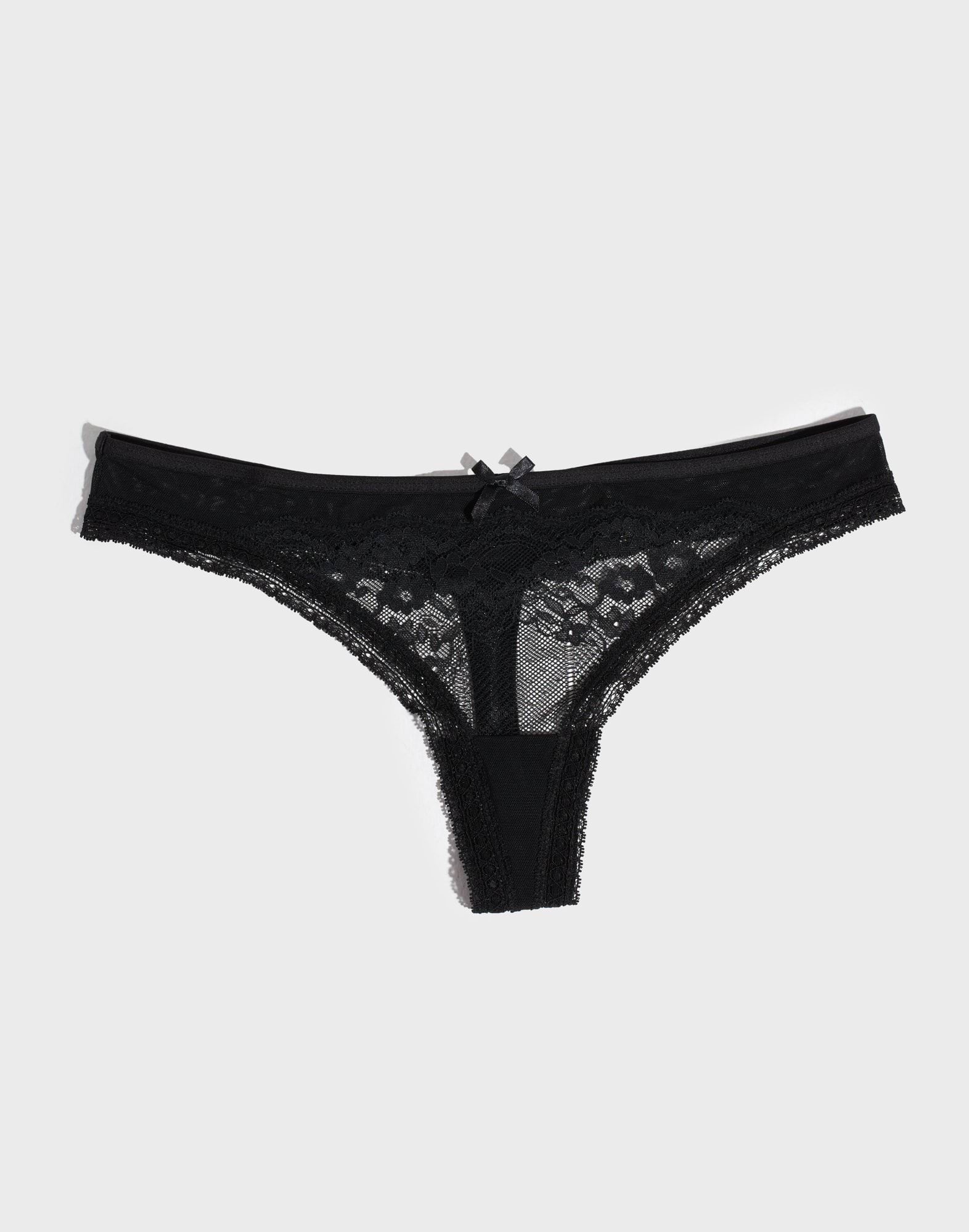 Kjøp Hunkemöller 6-pack Kaiden String - Caviar | Nelly.com