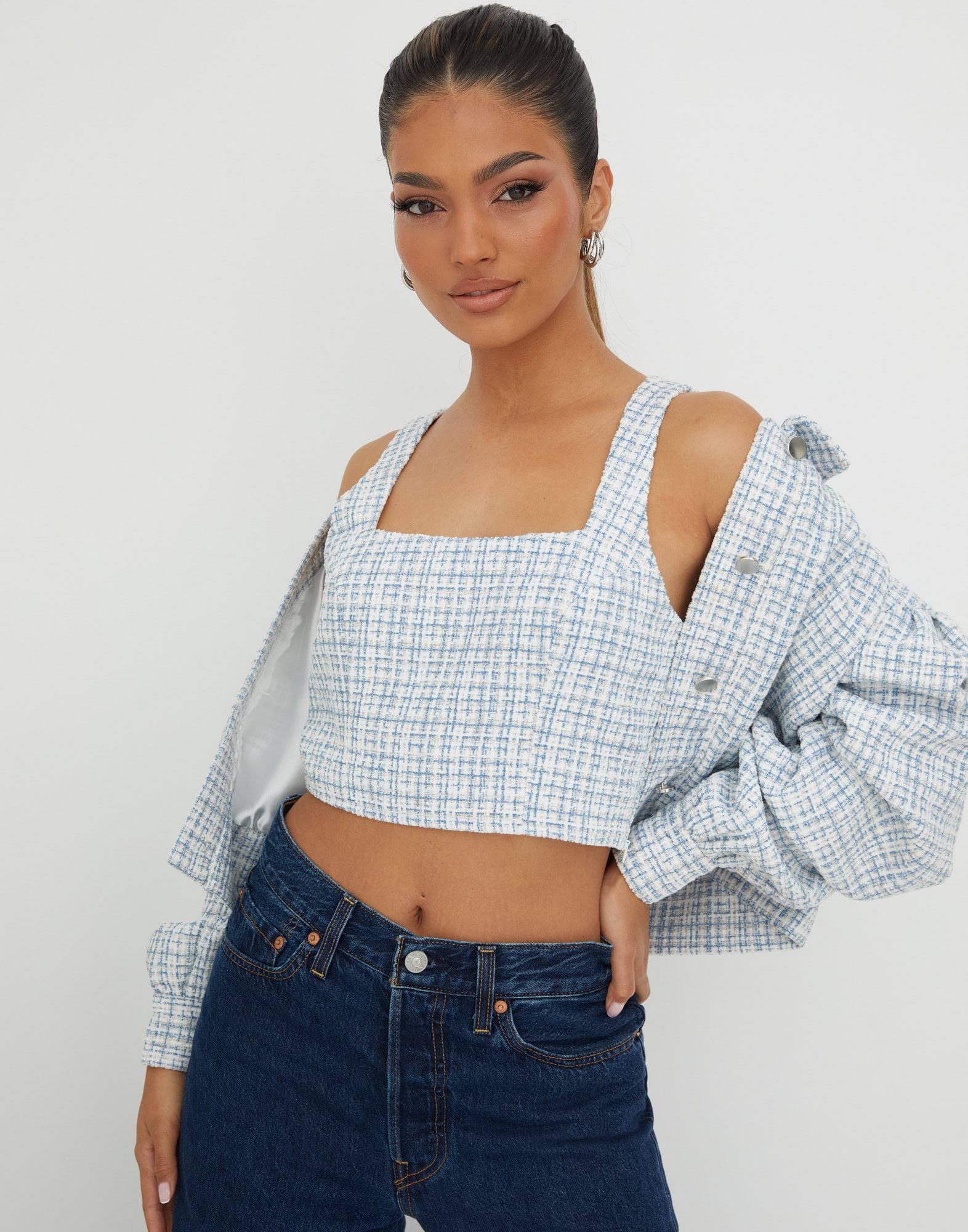 Buy Nelly Little Classic Top - Checked | Nelly.com