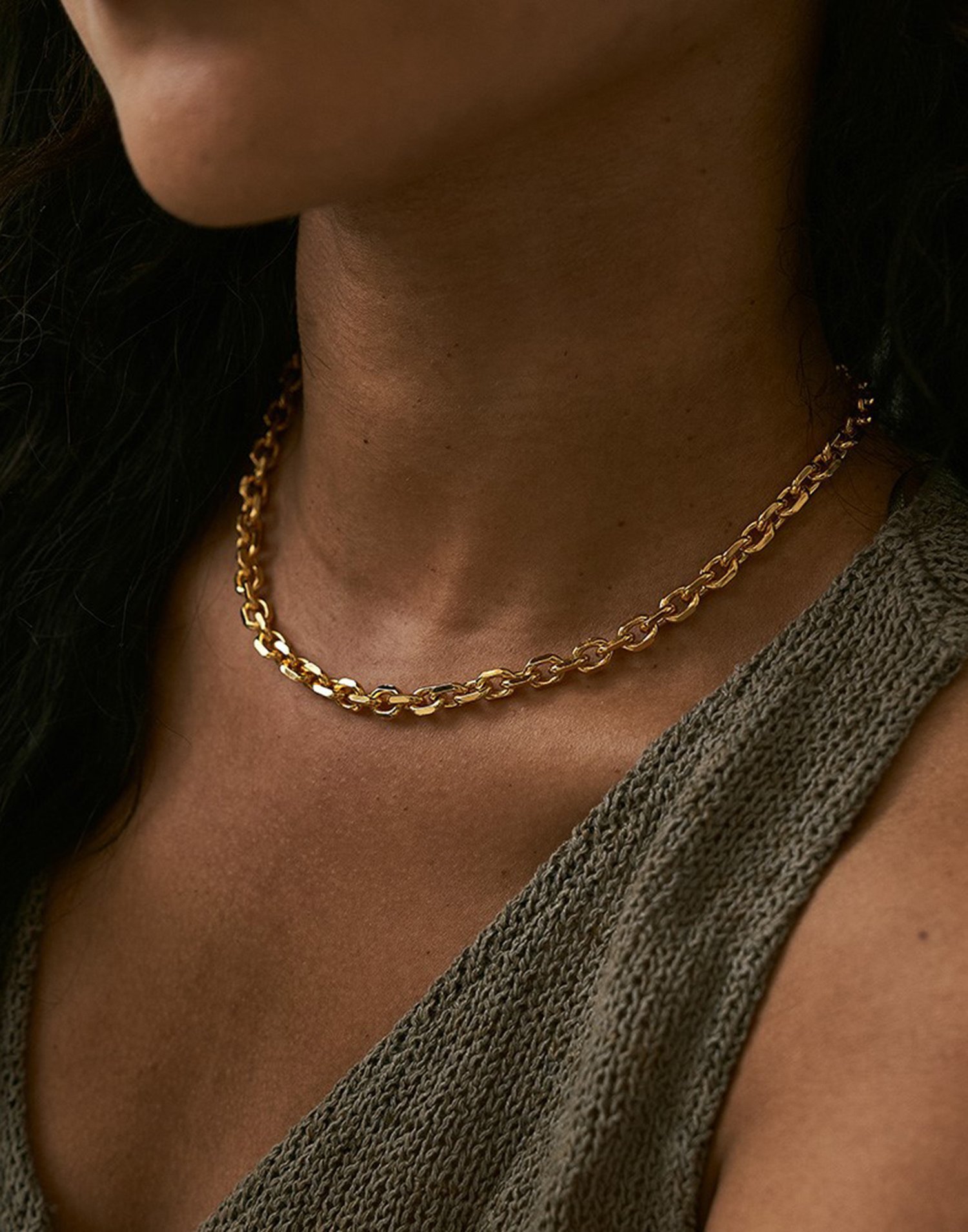 Köp Muli Collection Anchor Chain Necklace - Gold | Nelly.com