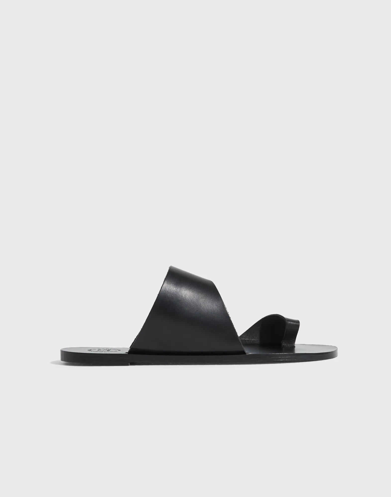 Buy ATP ATELIER CENTOLA LEATHER CUTOUT SANDALS - Black | Nelly.com