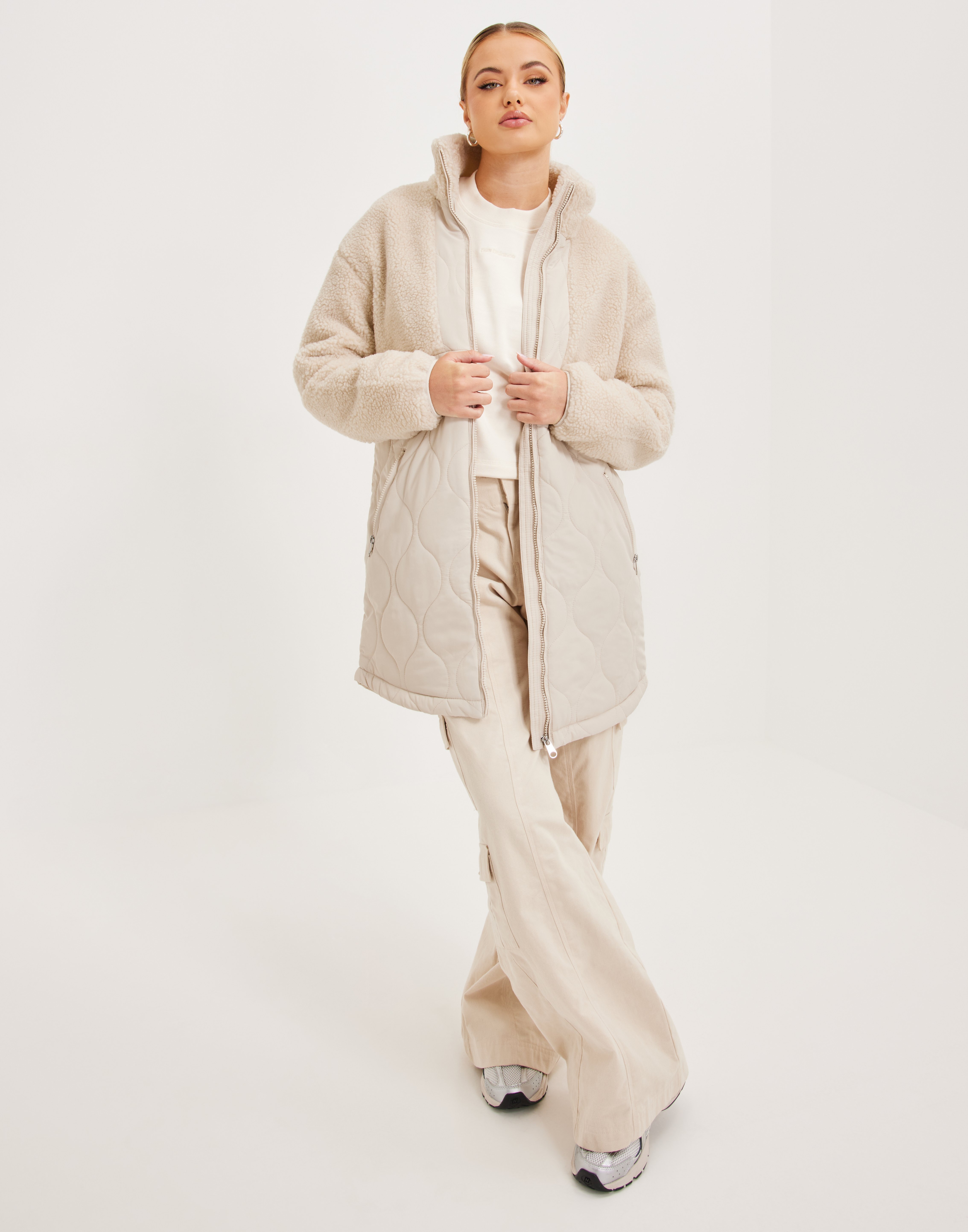 Buy Vero Moda VMREESEALISON COAT GA BOOS - Oatmeal | Nelly.com