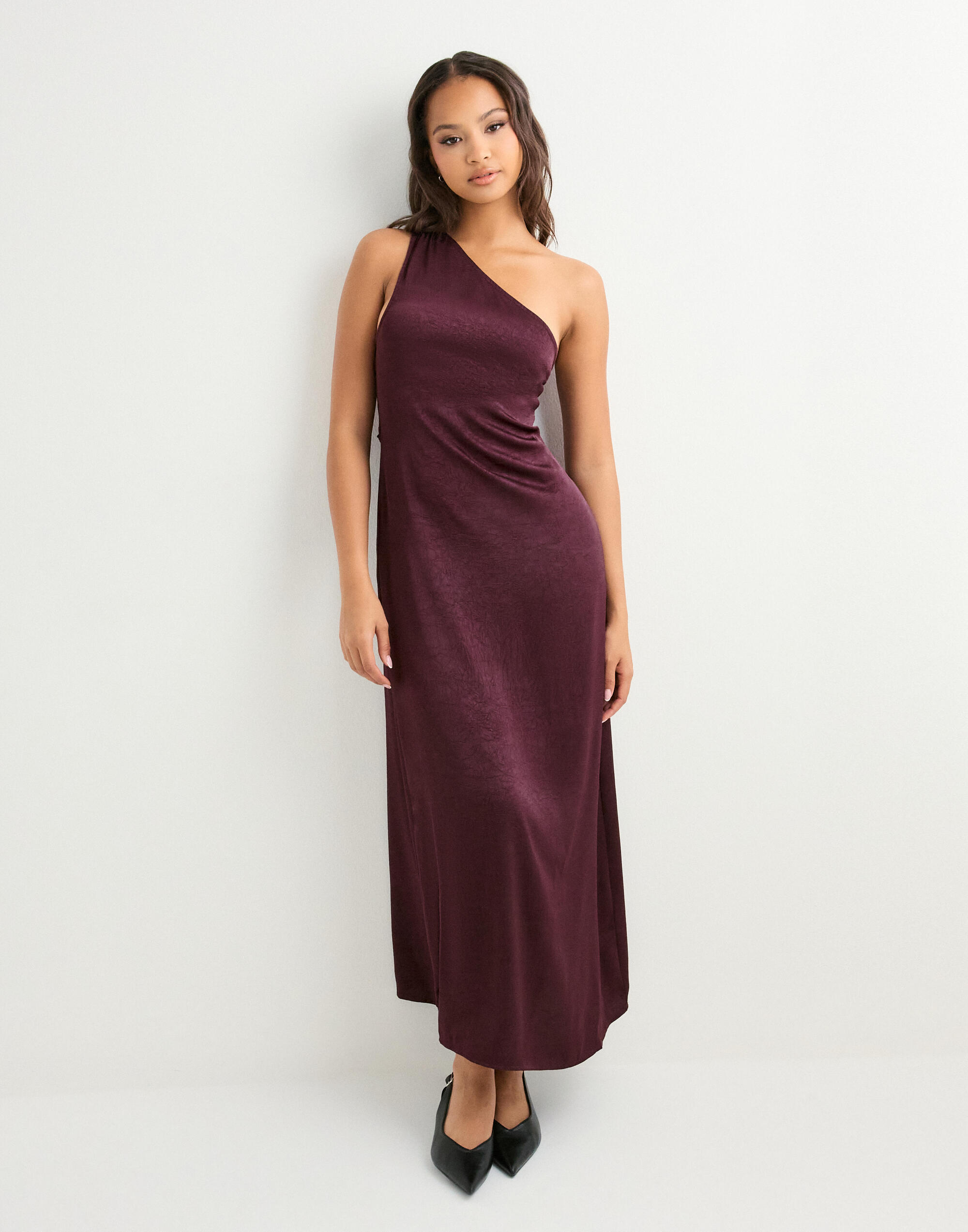 Kjøp Vero Moda VMMOLLIE SL 7/8 DRESS WVN GA - Winetasting | Nelly.com