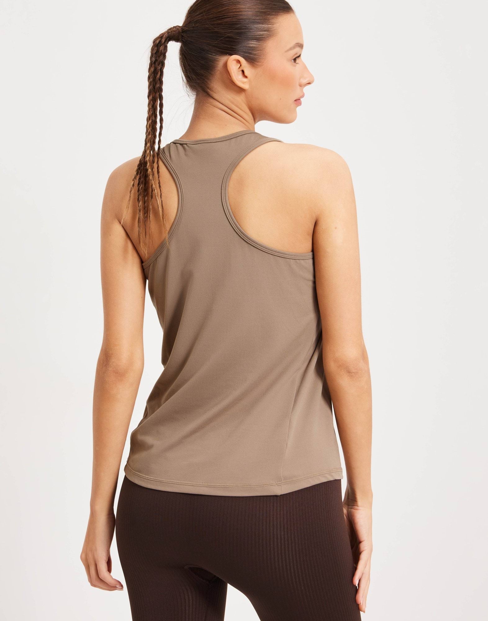 Köp Aim'n RACER BACK TANK - Espresso | Nelly.com