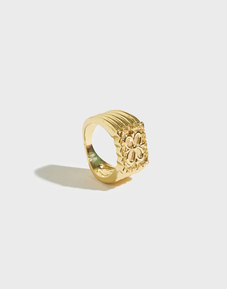 Kjøp Pieces FPLILO MAY RING PLATED - Gold Colour | Nelly.com