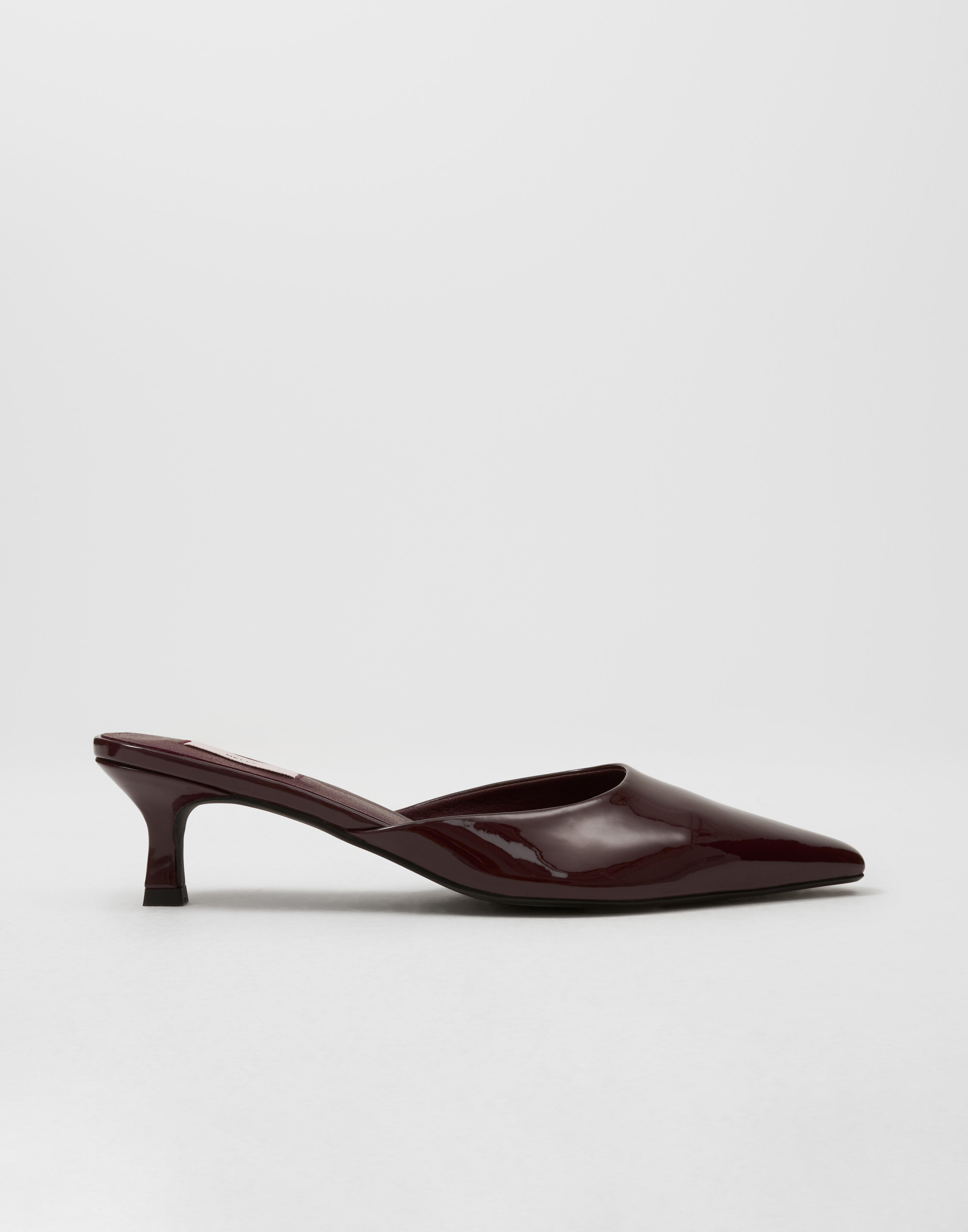 Buy Nelly Pointy Square Mule - Red | Nelly.com