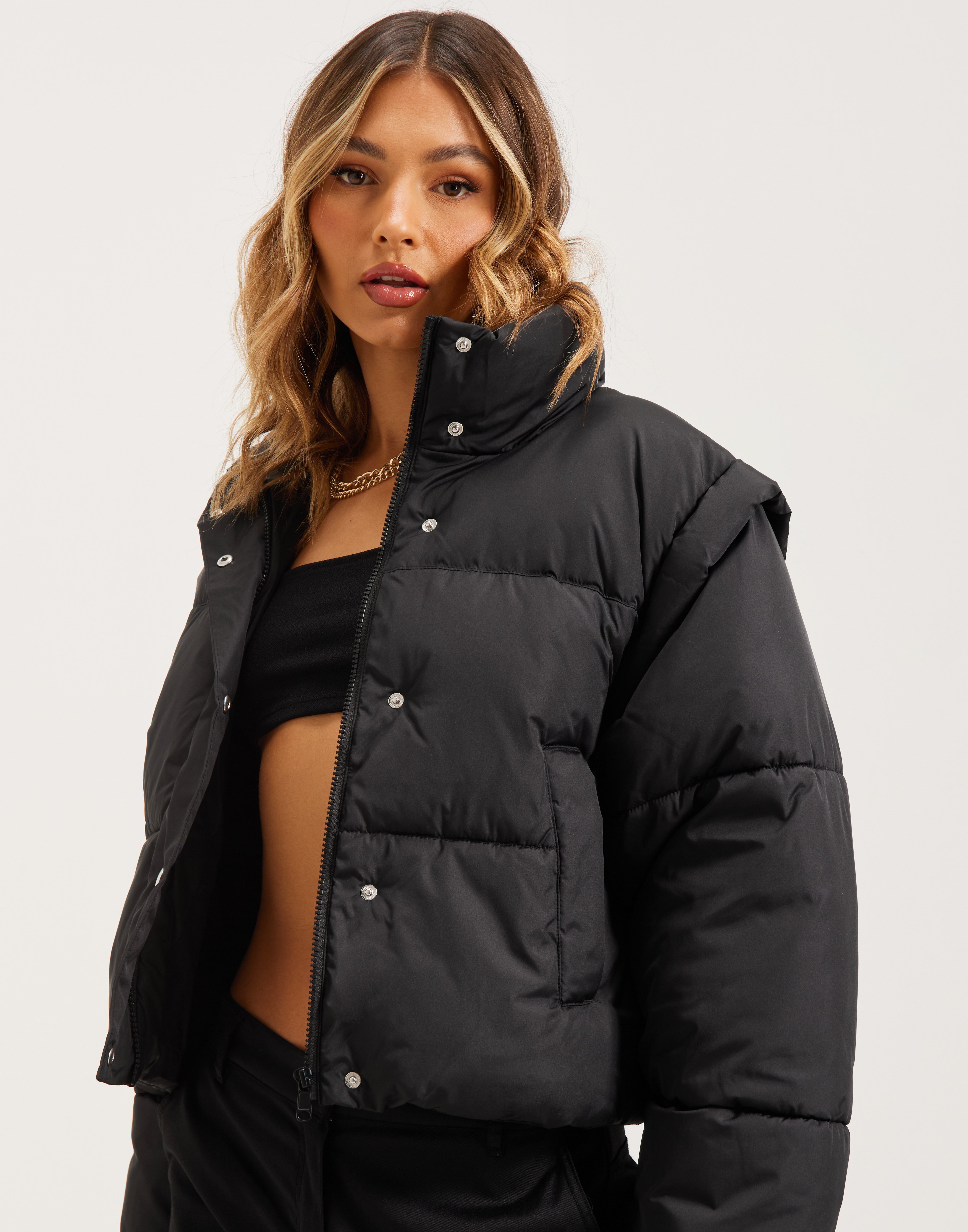 Buy Gina Tricot Mei puffer jacket - Black | Nelly.com