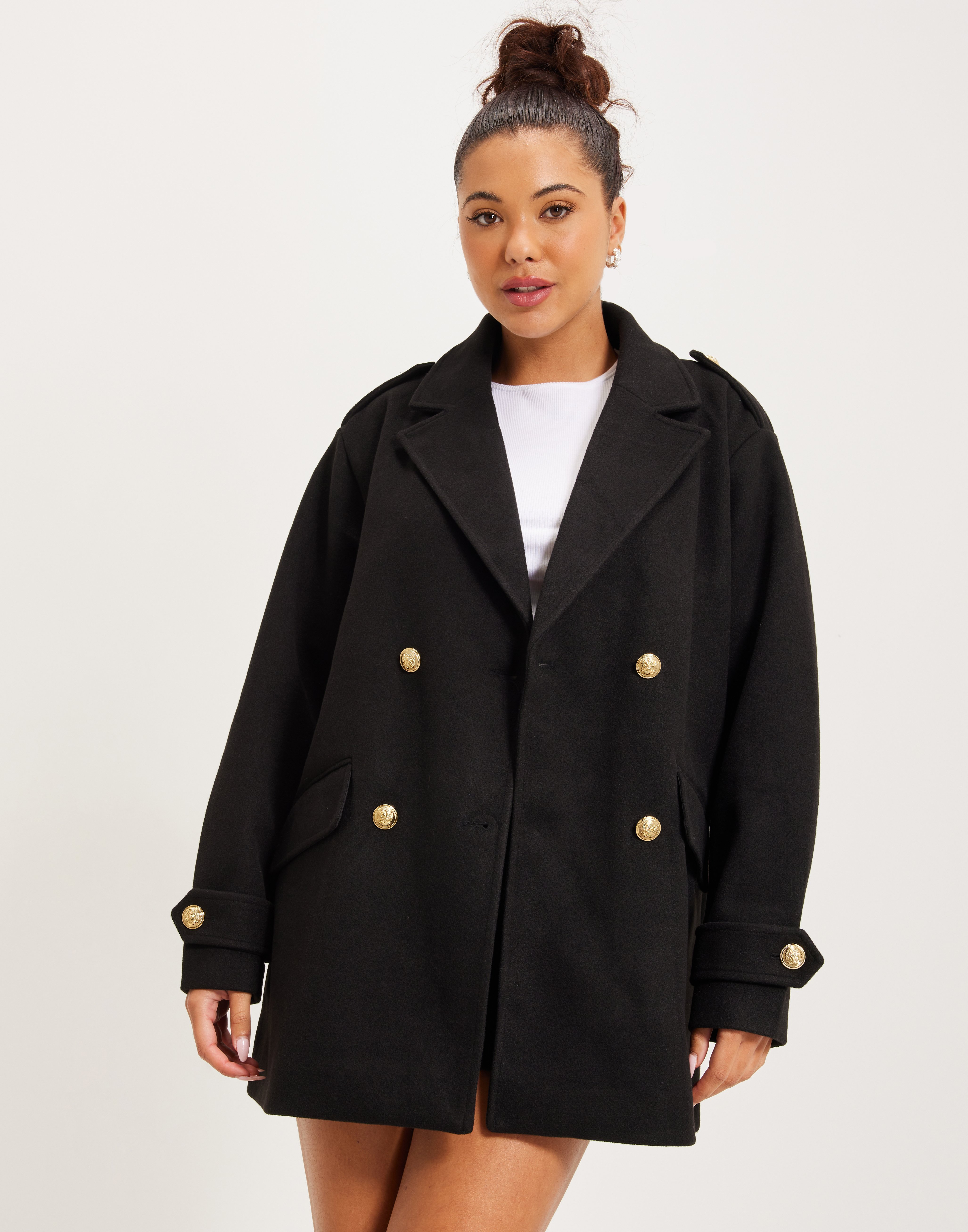 Köp Only ONLWEMBLEY L/S JACKET PNT - Black | Nelly.com