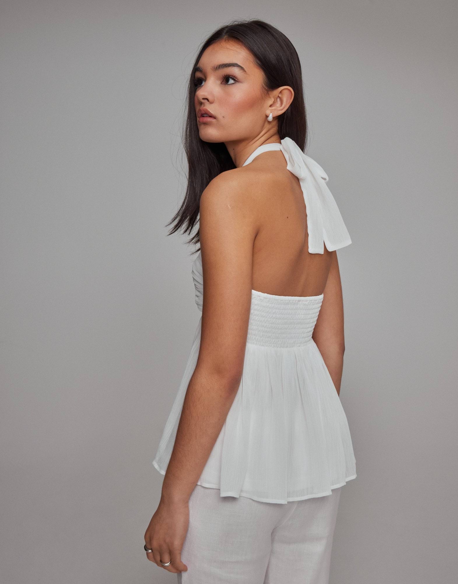 Buy Nelly Dreamy Chiffon Top - White | Nelly.com